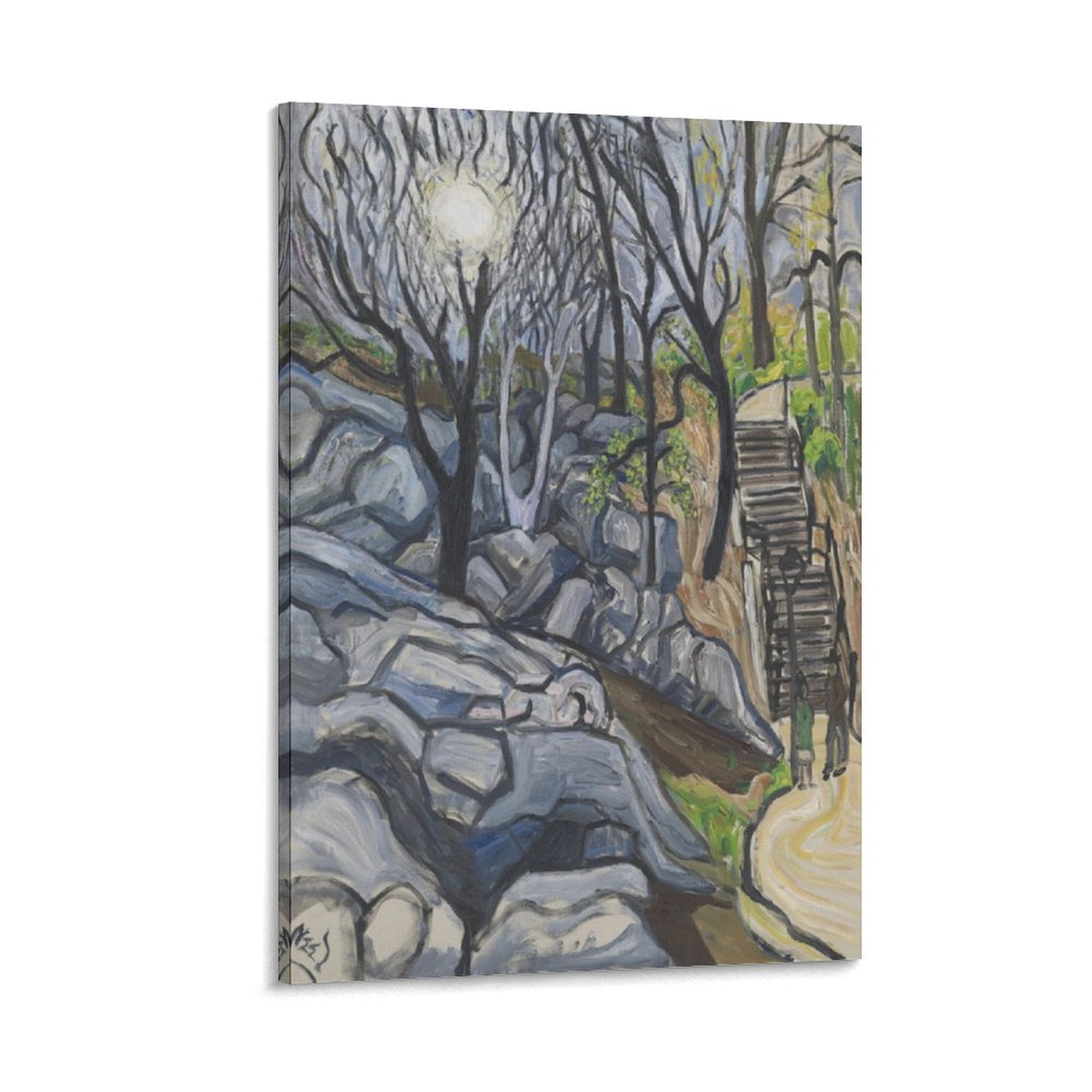 Alice Neel Painting Central Park 1959 Posters Art Print Wall Photo ...