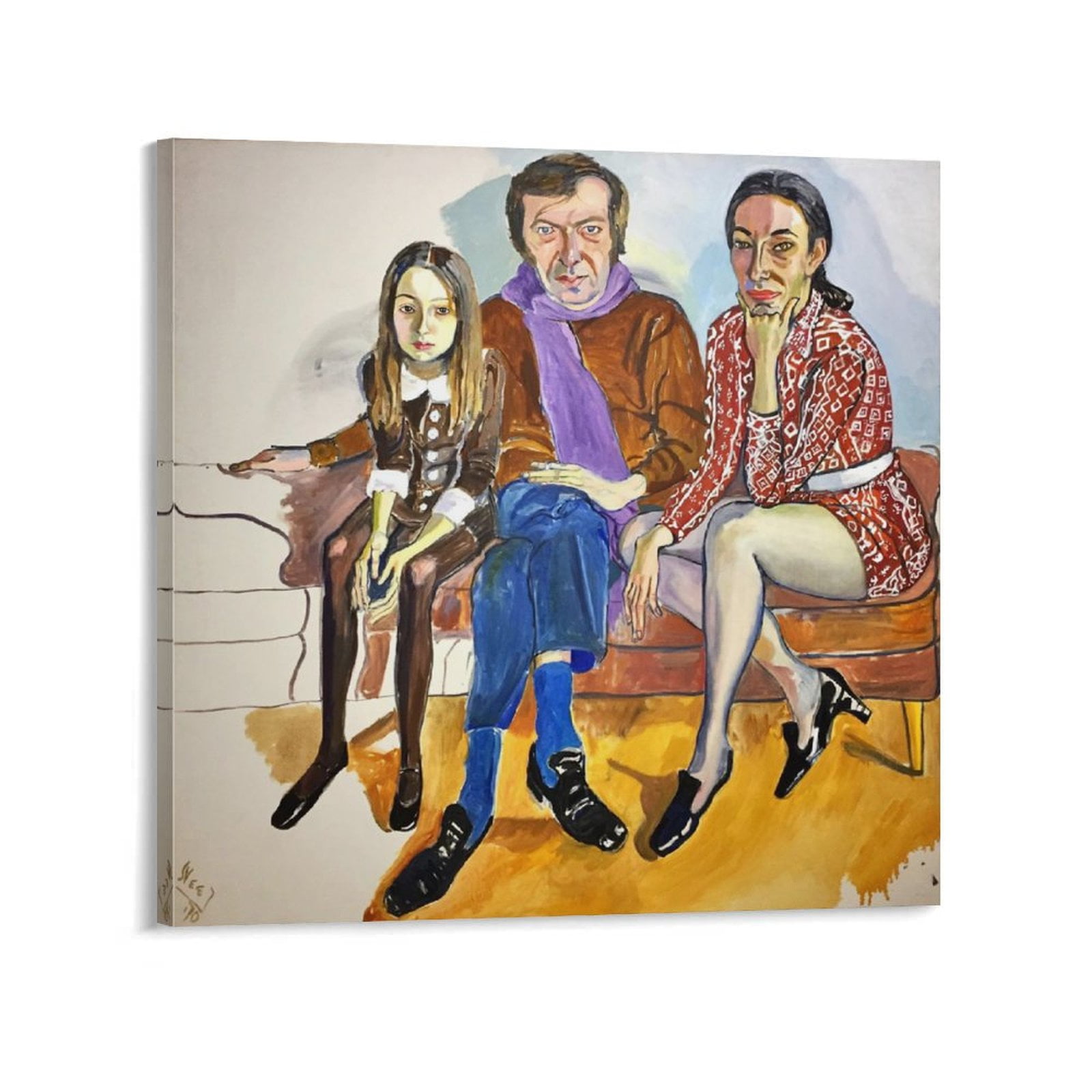 Alice Neel Painting Family Poster Cool Artworks Painting Wall Art ...