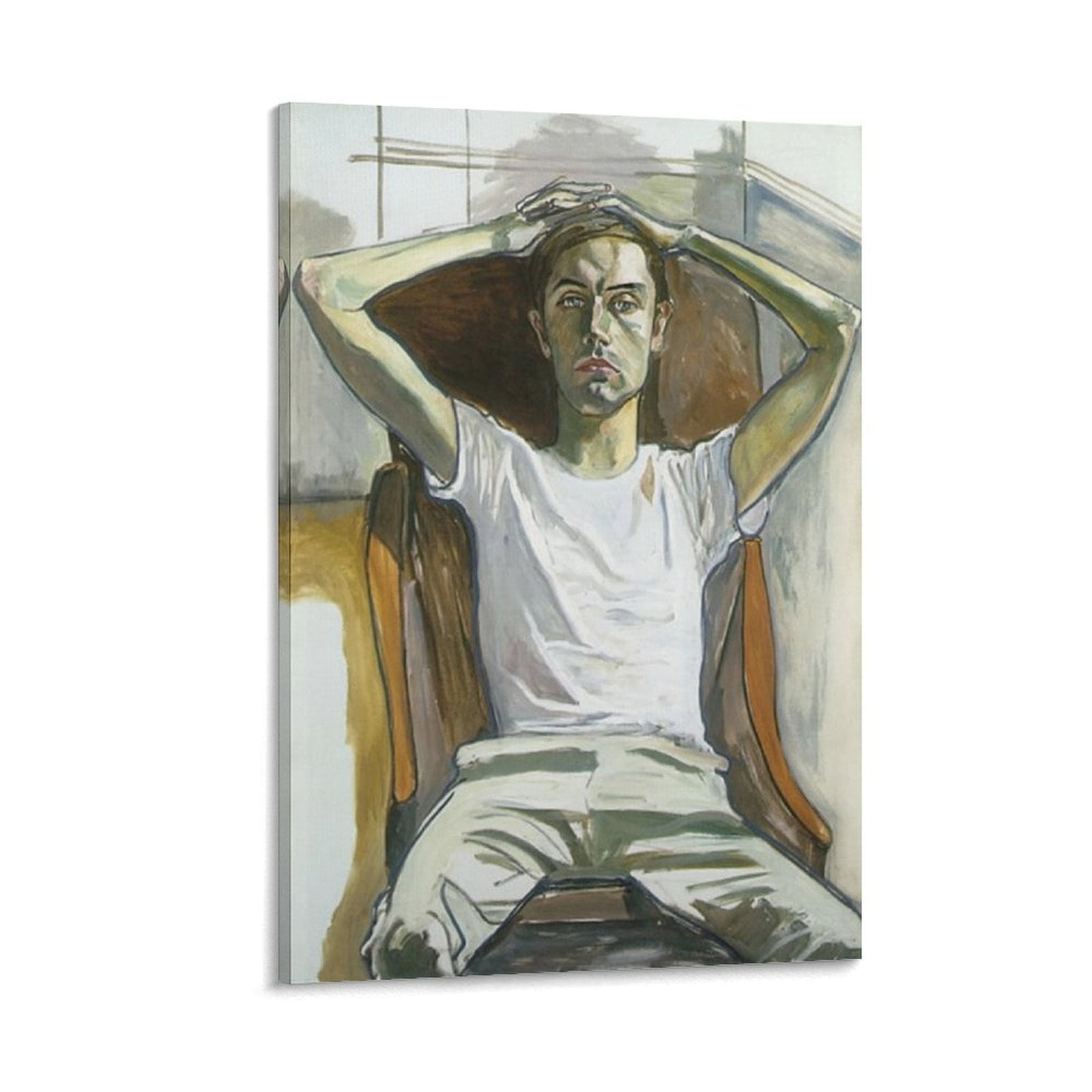 Alice Neel Painting Hartley 1965 Print Photo Art Painting Canvas Poster ...