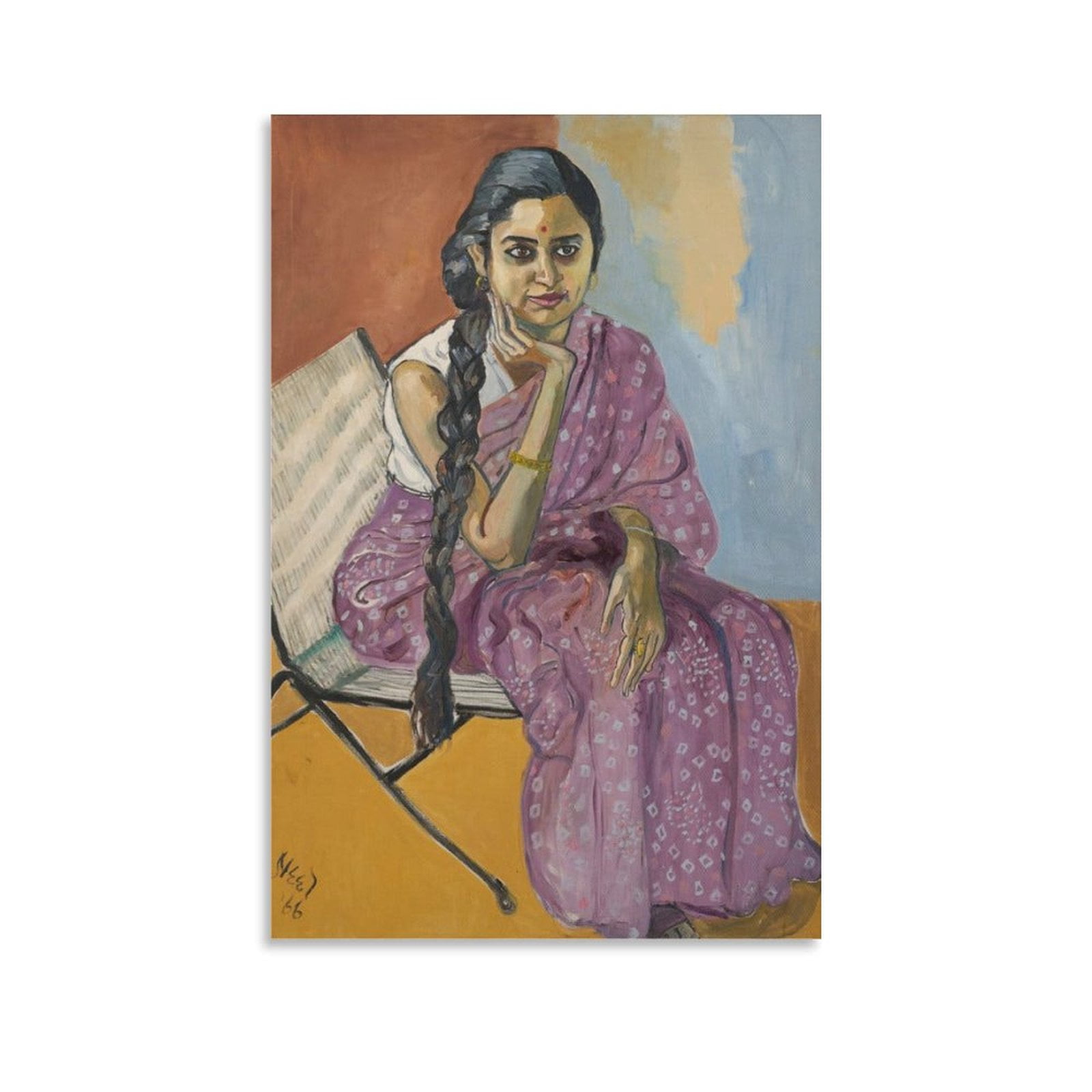 Alice Neel Painting Indian Woman Canvas Art Poster and Wall Art Picture ...
