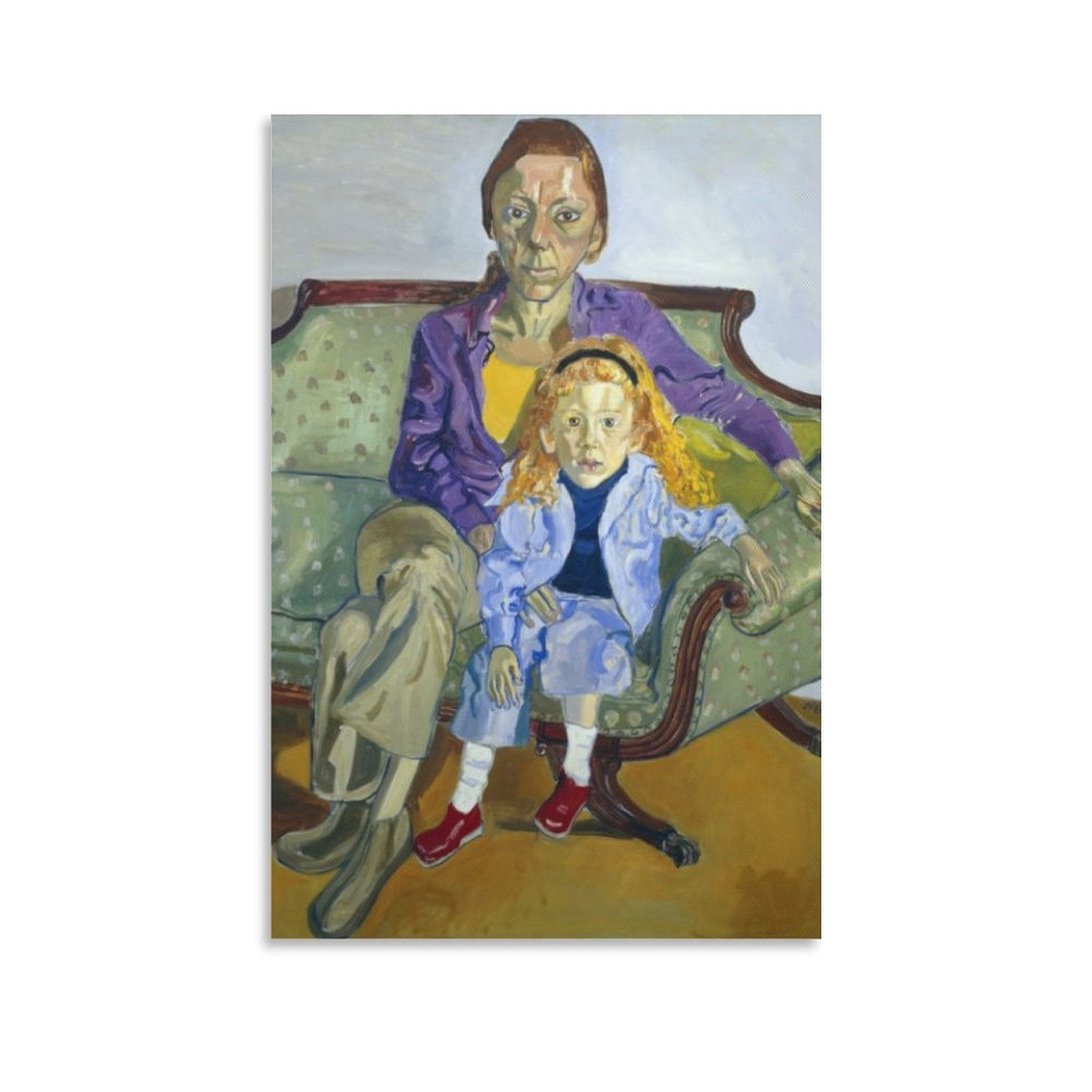 Alice Neel Painting Mother And Child Artworks Wall Art Picture Painting ...