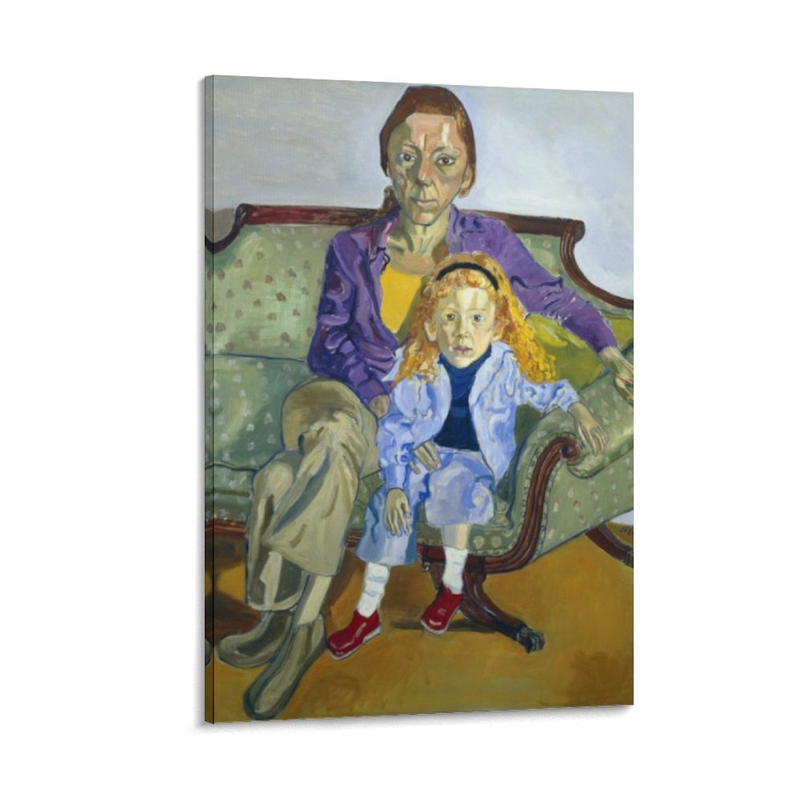 Alice Neel Painting Mother And Child Artworks Wall Art Poster Scroll ...