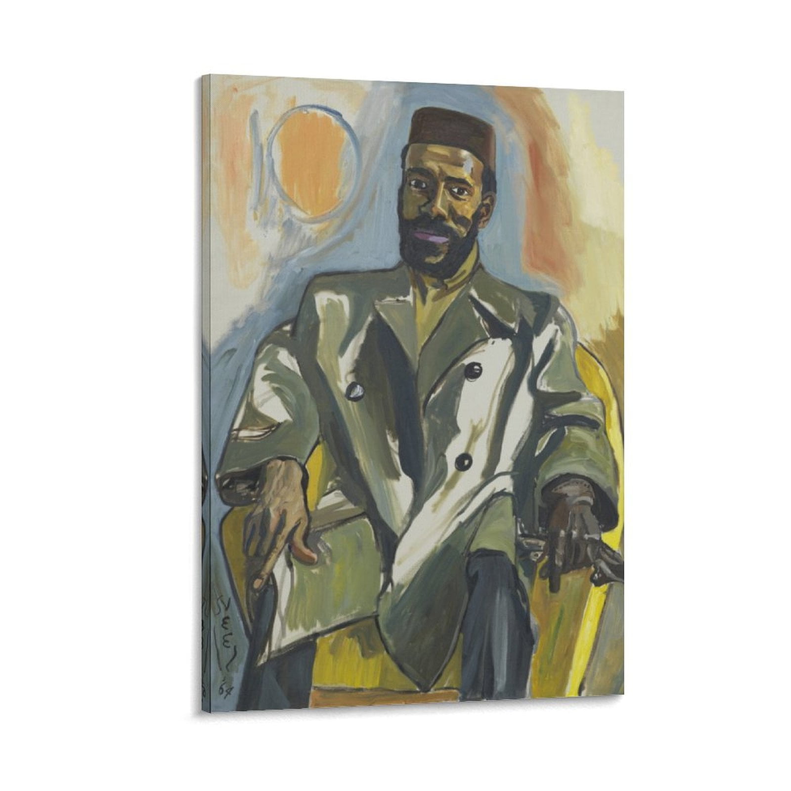 Alice Neel Painting Rahman Wall Art Poster Gifts Bedroom Prints Home ...