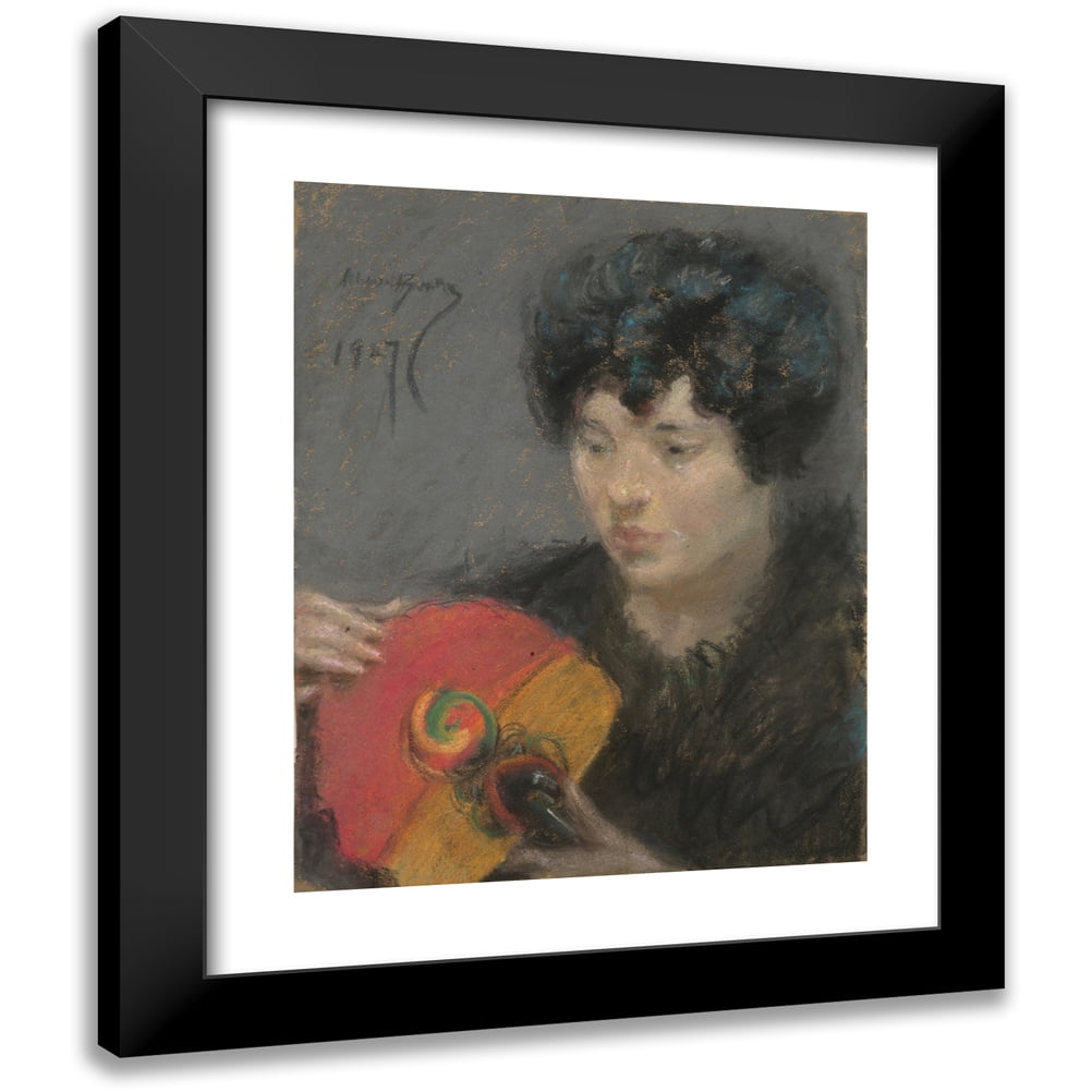 Alice Pike Barney 20x24 Black Modern Framed Museum Art Print Titled ...