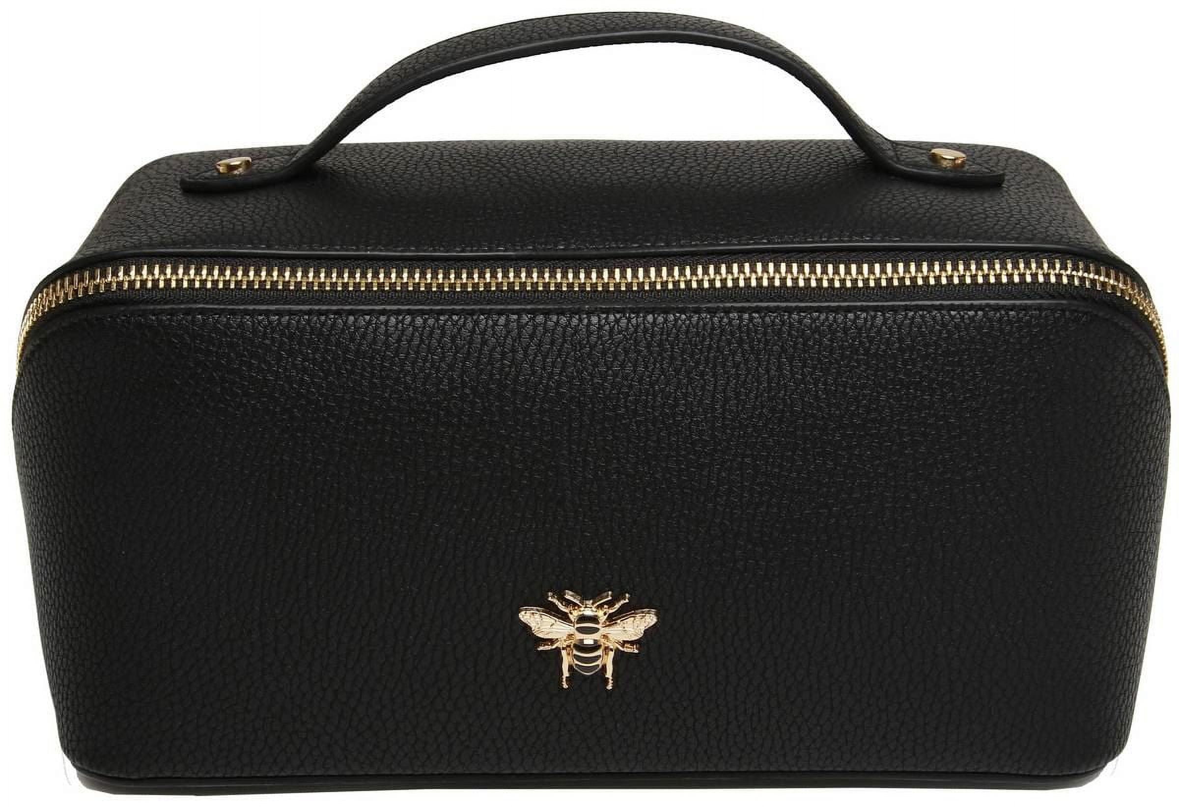 Alice Wheeler London Luxury Travel Train Case - Black - Walmart.com