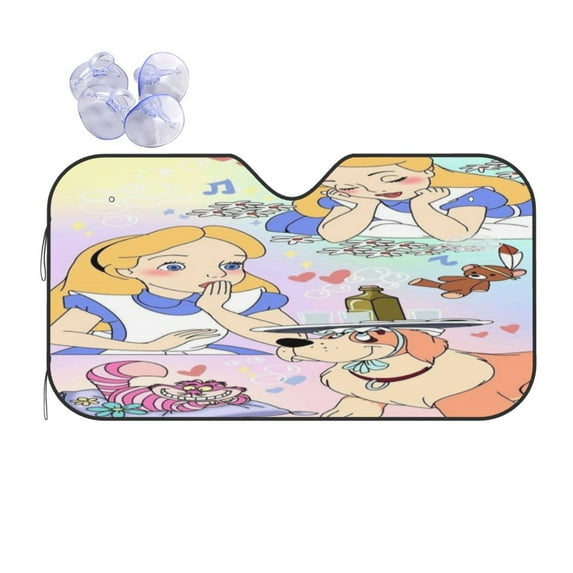 Alice in Wonden-Lan Car Windshield Sunshade Front Window Sun Shades ...