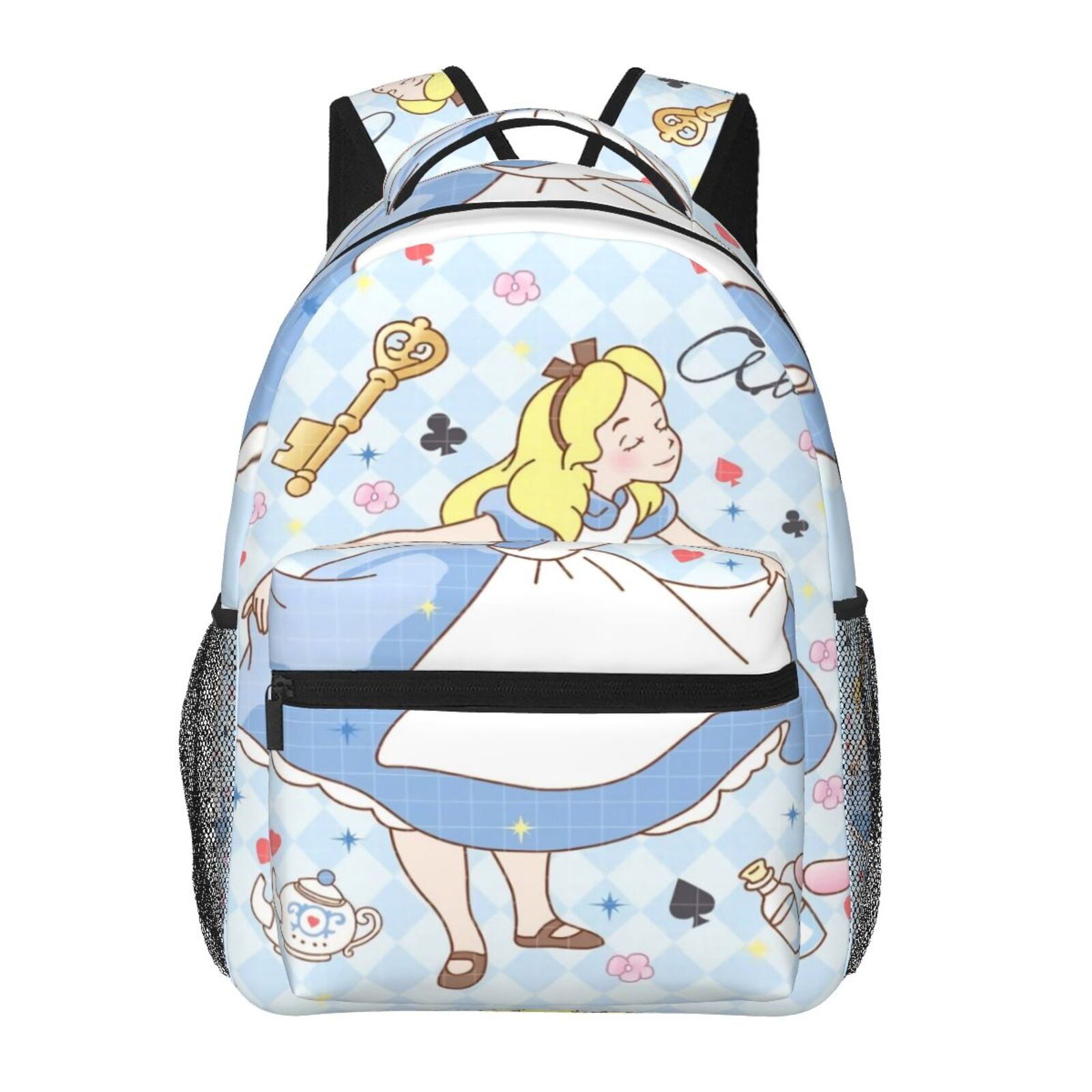 Alice in Wonderland Backpack Cute Anime Cartoon Casual Travel Bag ...