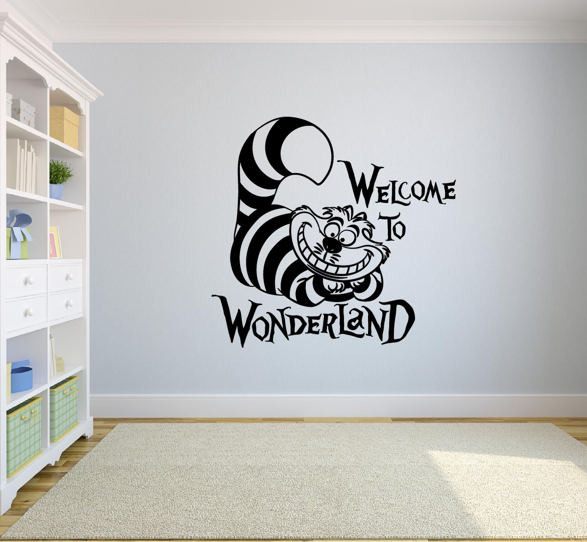 Alice In Wonderland - Cheshire Cat Welcome To Wonderland - Horizontal ...