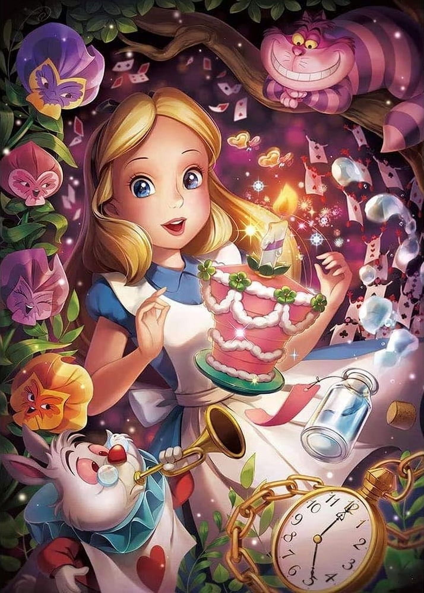 Alice in Wonderland Diamond Painting Kits for Adults,Farmhouse 5D ...