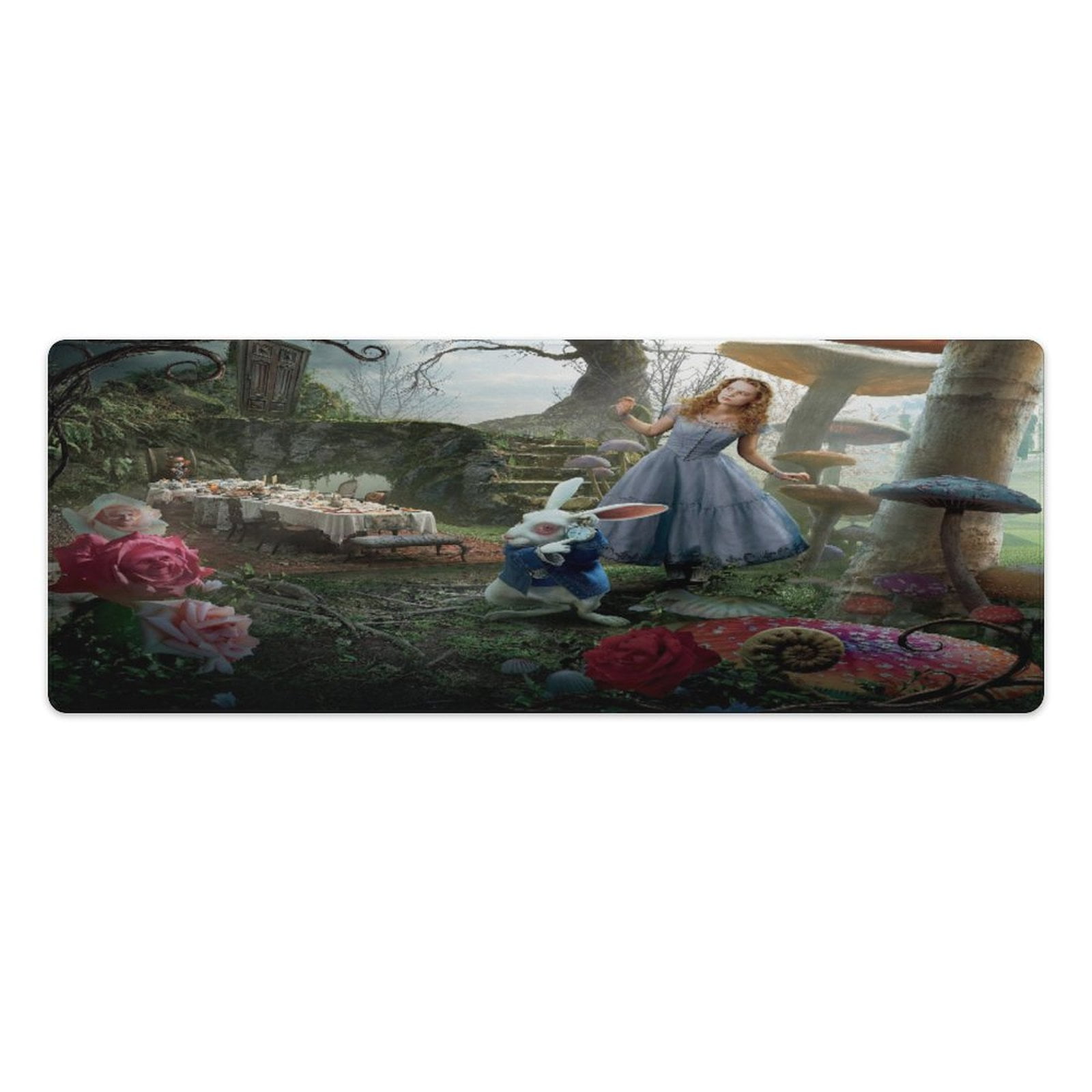 Alice in Wonderland Gaming Mouse Mat Large Mouse Mat Extended Mouse Pad ...