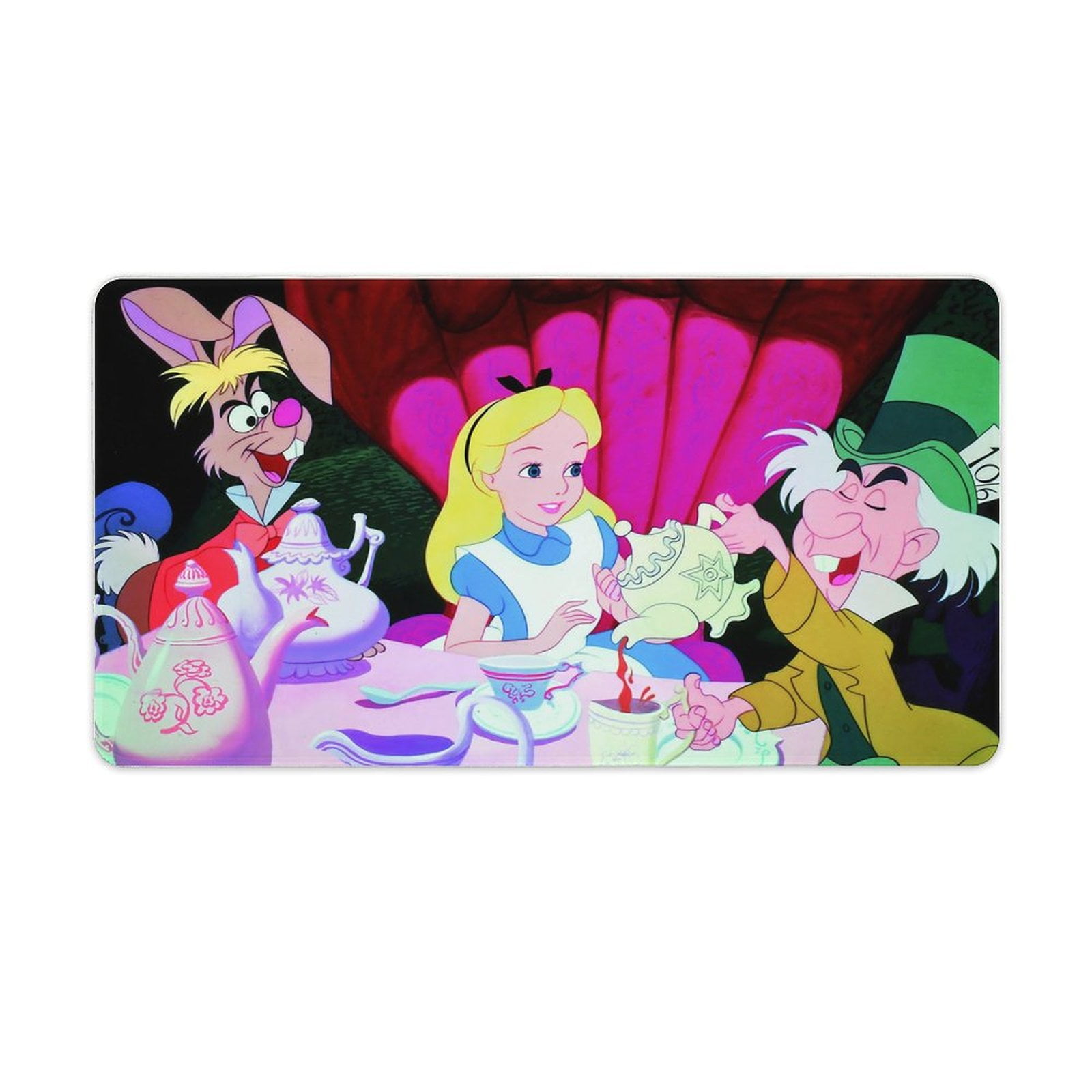 Alice in Wonderland Gaming Mouse Mat Large Mouse Mat Extended Mouse Pad ...