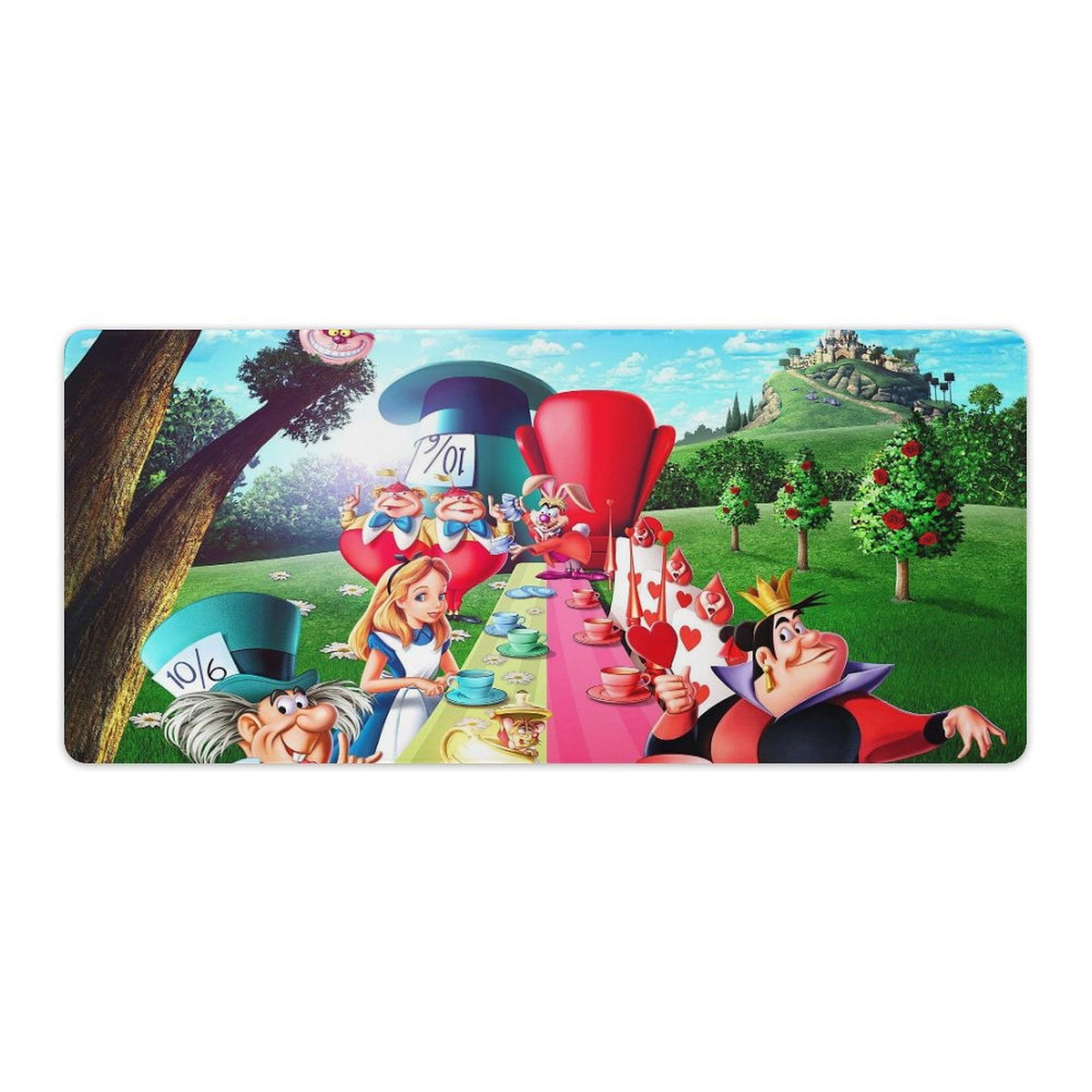 Alice in Wonderland Gaming Mouse Mat Large Mouse Mat Extended Mouse Pad ...