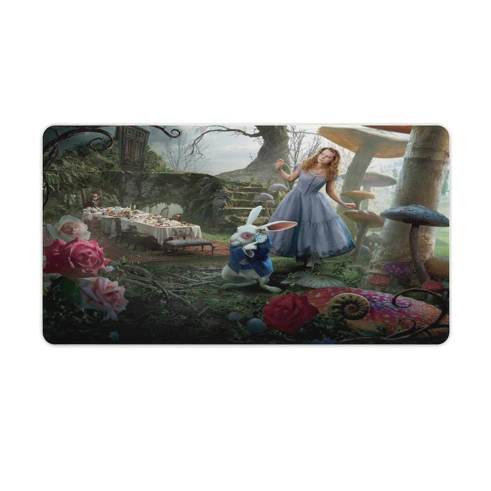 Alice in Wonderland Gaming Mouse Mat Large Mouse Mat Extended Mouse Pad ...
