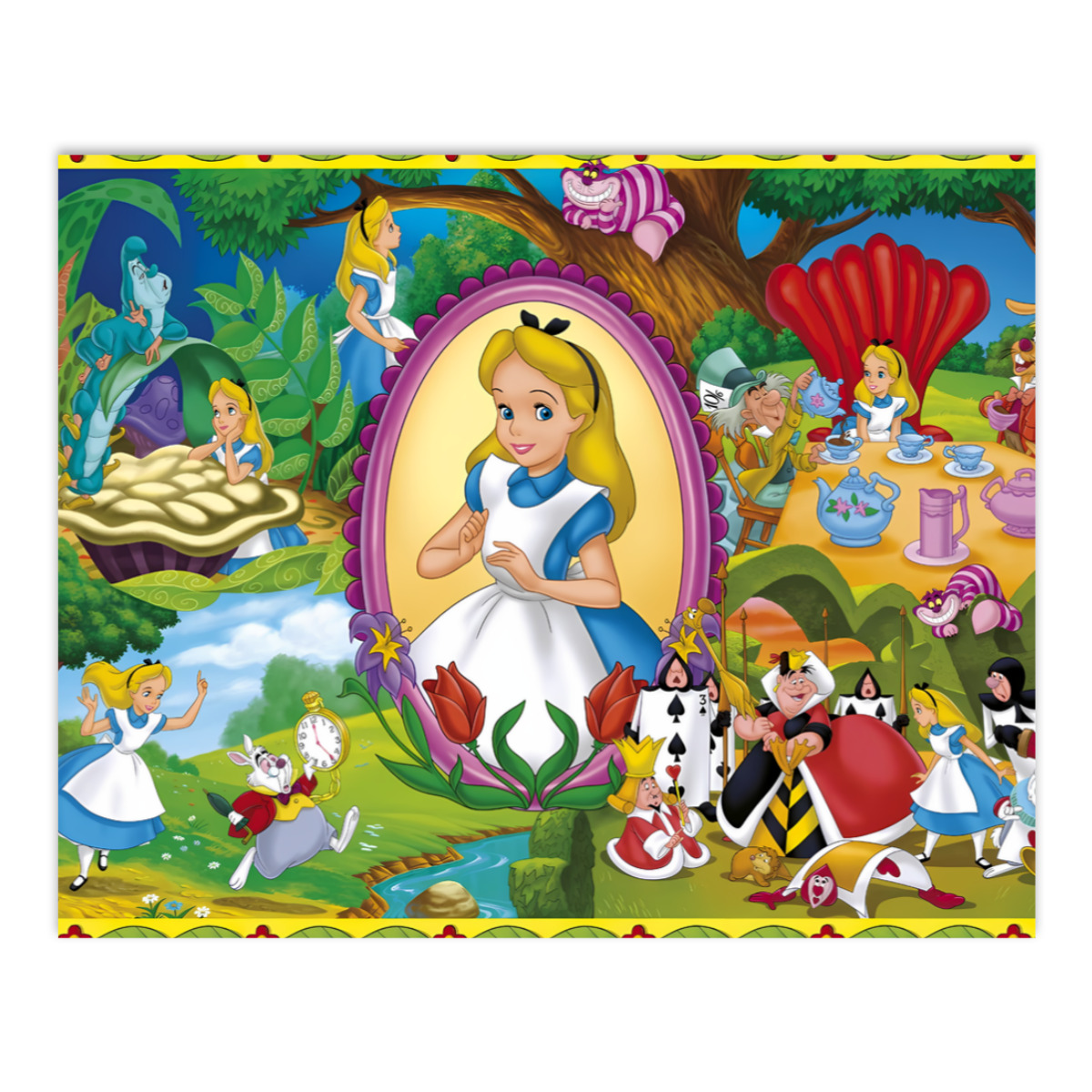 Alice in Wonderland Oil painting by numbers set, exquisite oil painting ...