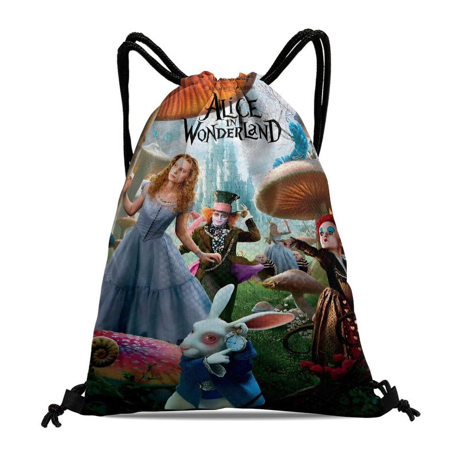 Alice in Wonderland canvas Tote Bag for Women Aesthetic Cute Cat ...