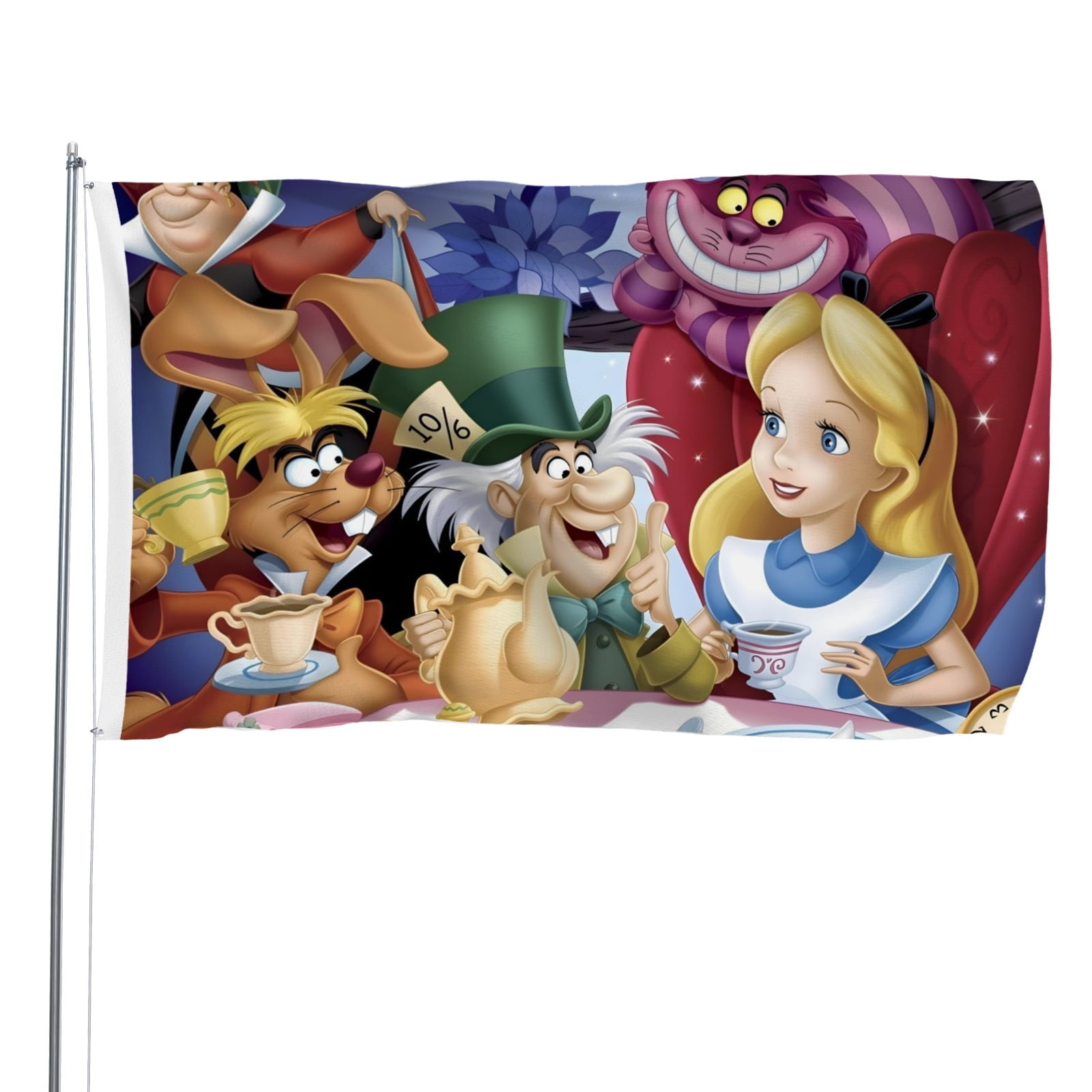 Alice in Wonderland-themed Printed Flag Perfect gift for fans, friends ...
