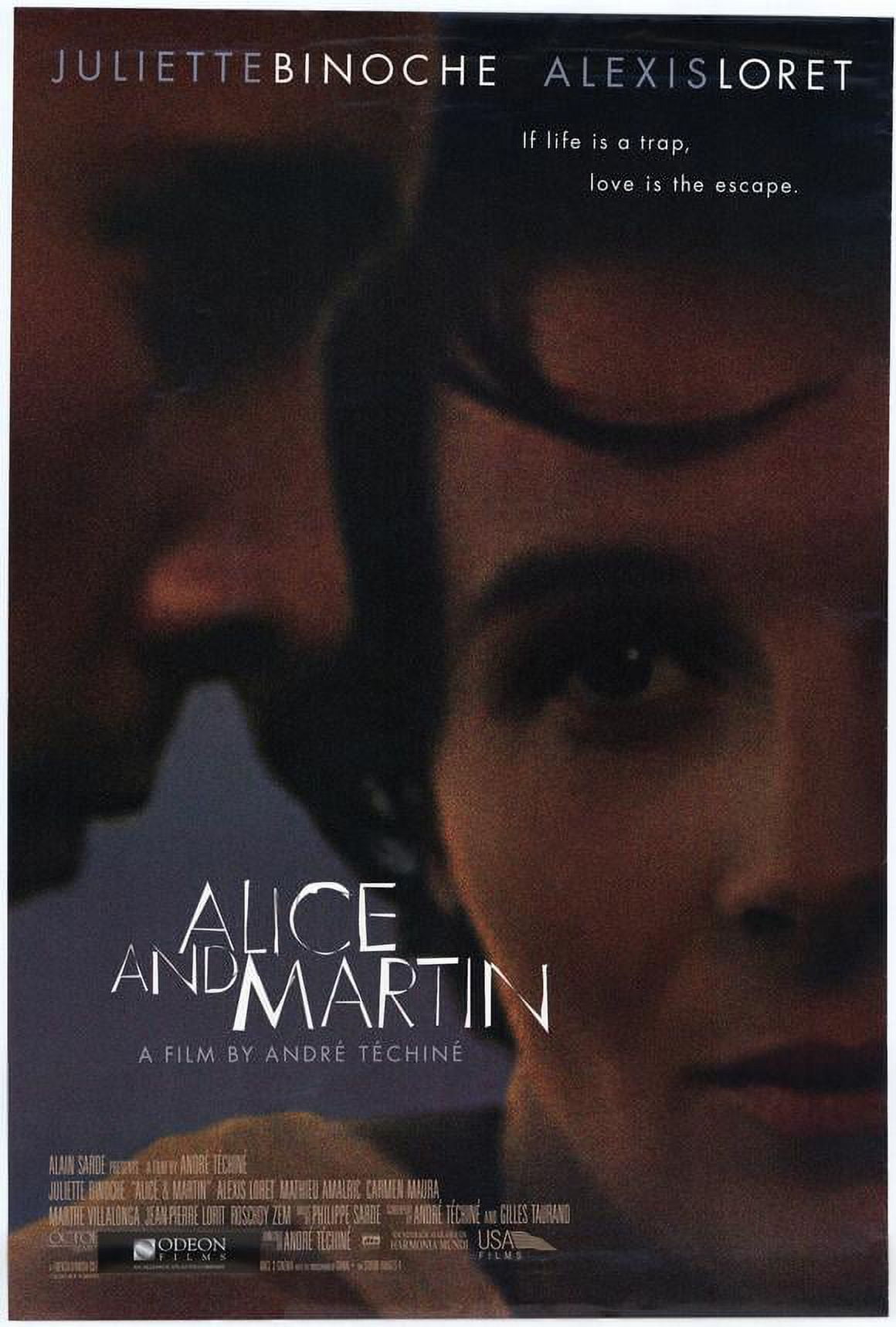 Alice and Martin Poster Movie 27 x 40 In - 69cm x 102cm Juliette ...