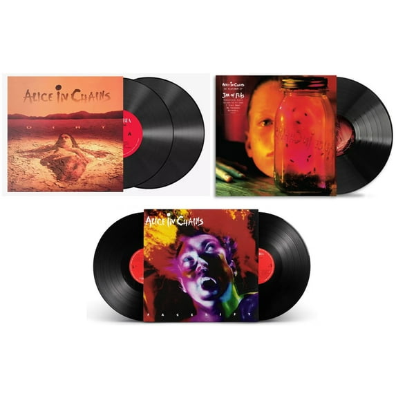 Alice in Chains - Essential Vinyl Record 3 Album Set - Dirt, Facelift ...