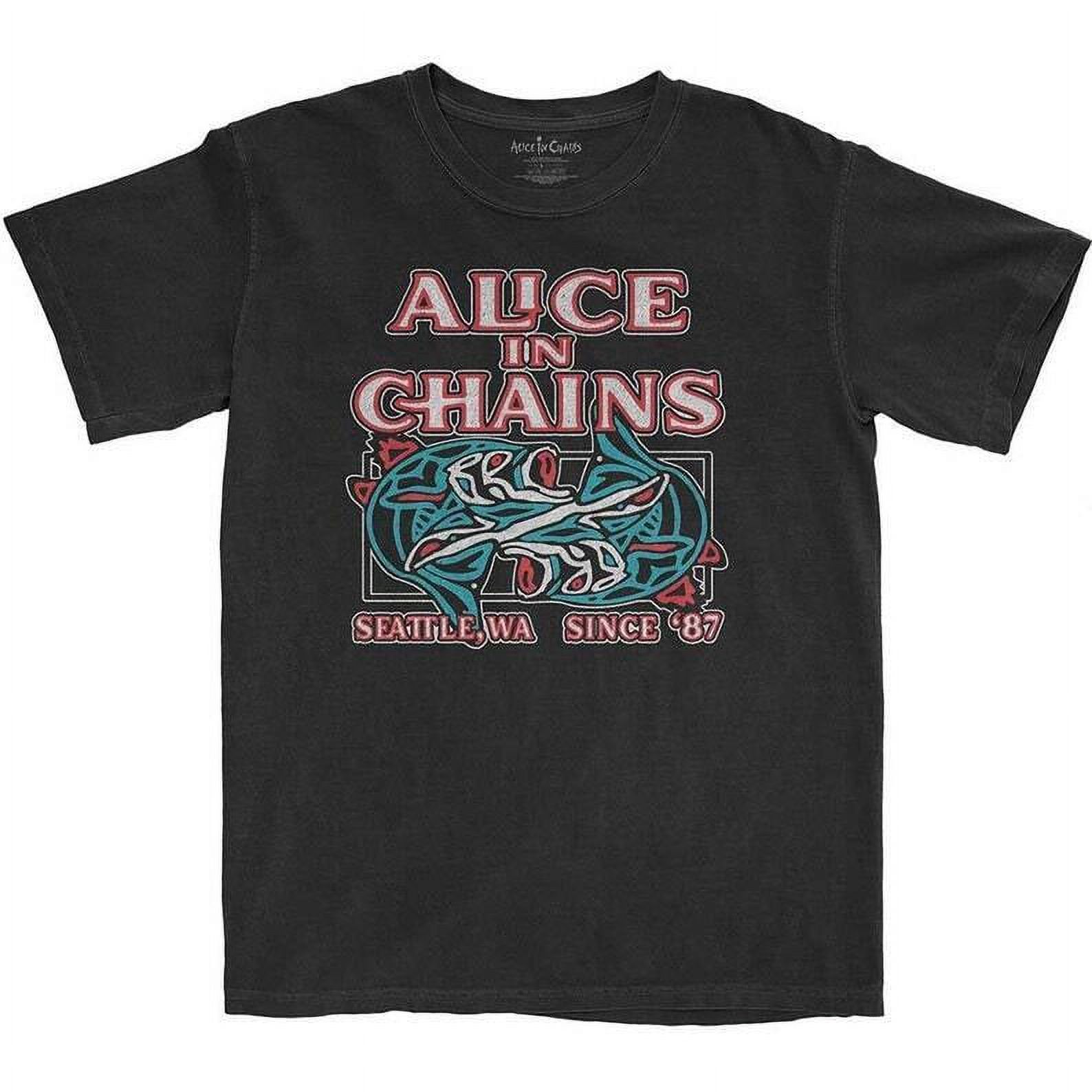 Alice in Chains black T-Shirt - Totem Fish, brand new tee TE1811 ...
