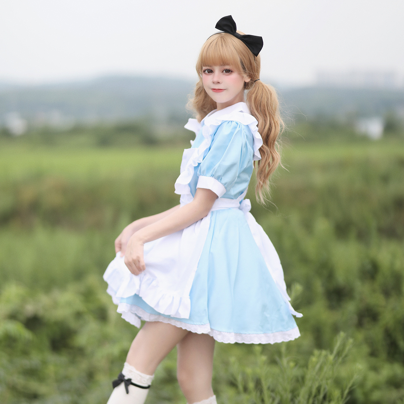 Alice in Fairy Mirror COSPLAY Dress Maid Dress Halloween Costume ...
