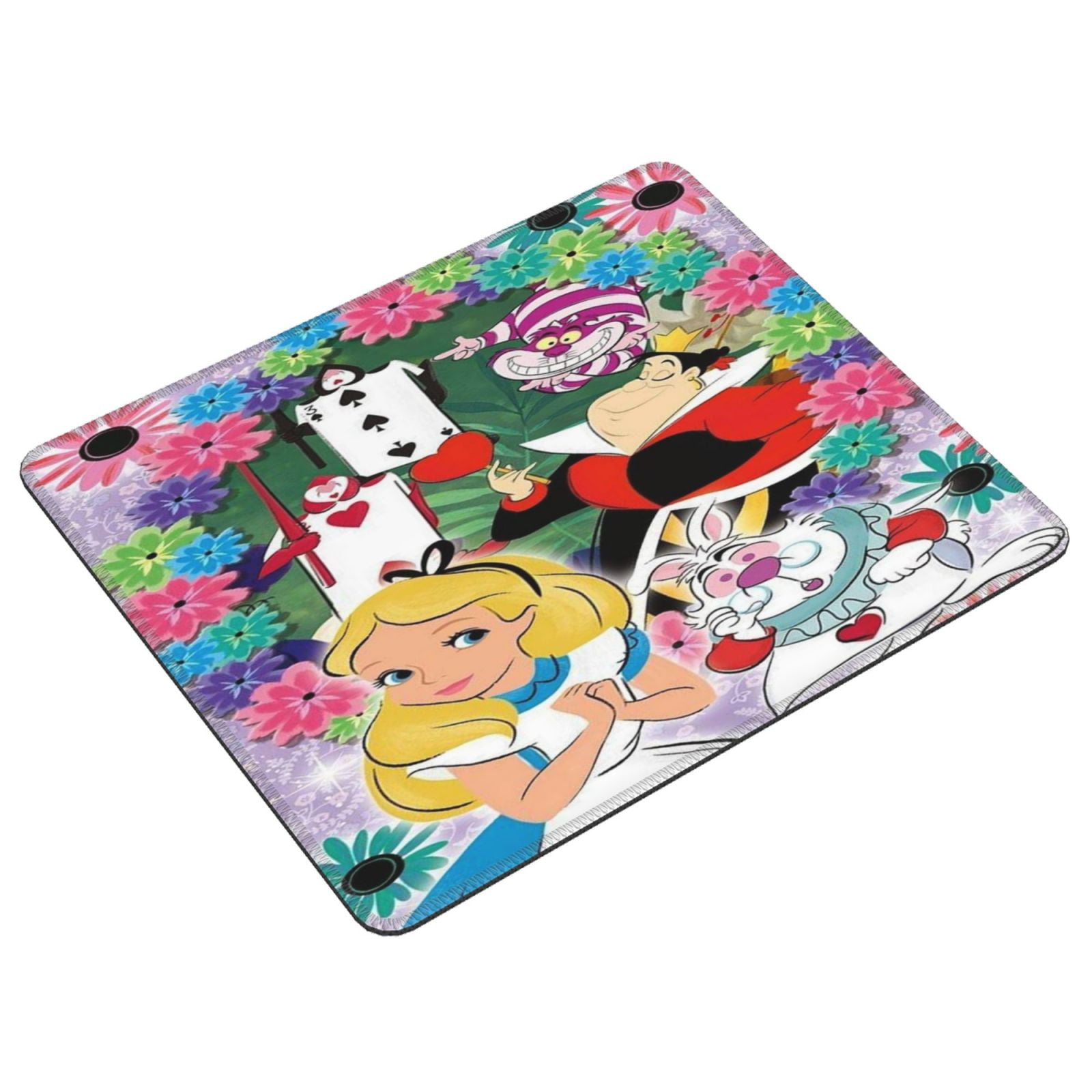 Alice in Wondenland Mousepad Rectangle Cartoon Printed Non-Slip Rubber ...
