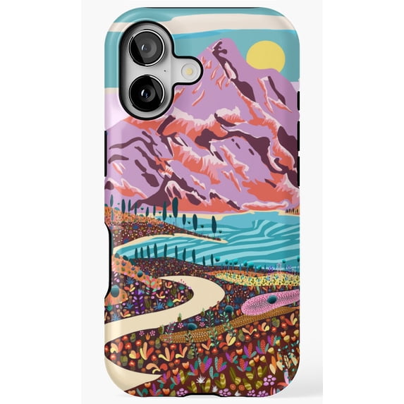 Alice in Wonder Valley Boho Landscape Phone Case for iPhone 11 12 13 14 ...