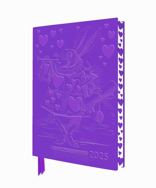 Alice in Wonderland 2025 Artisan Art Vegan Leather Diary Planner - Page ...
