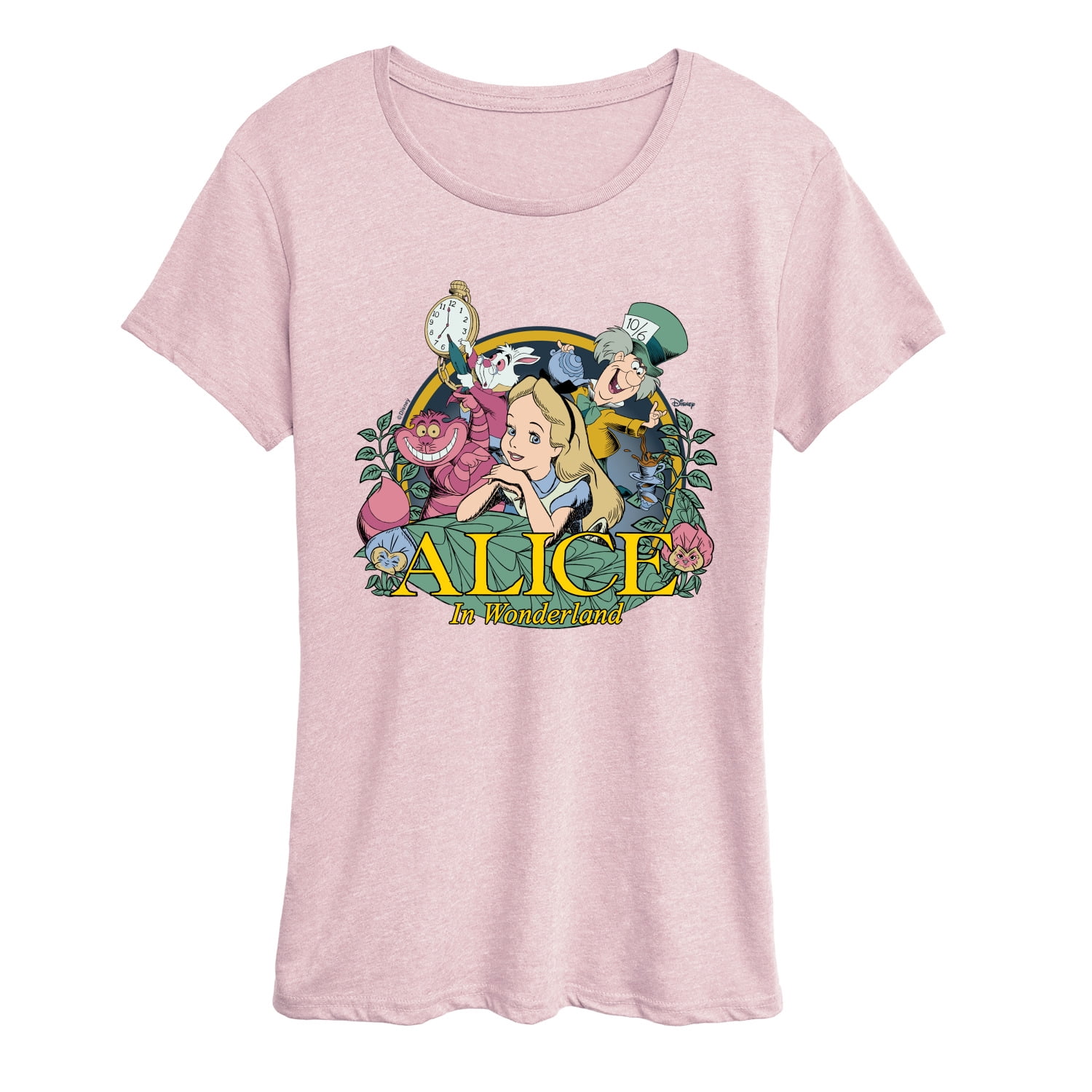 Alice in Wonderland - Alice Icons - Women's Short Sleeve Graphic T ...