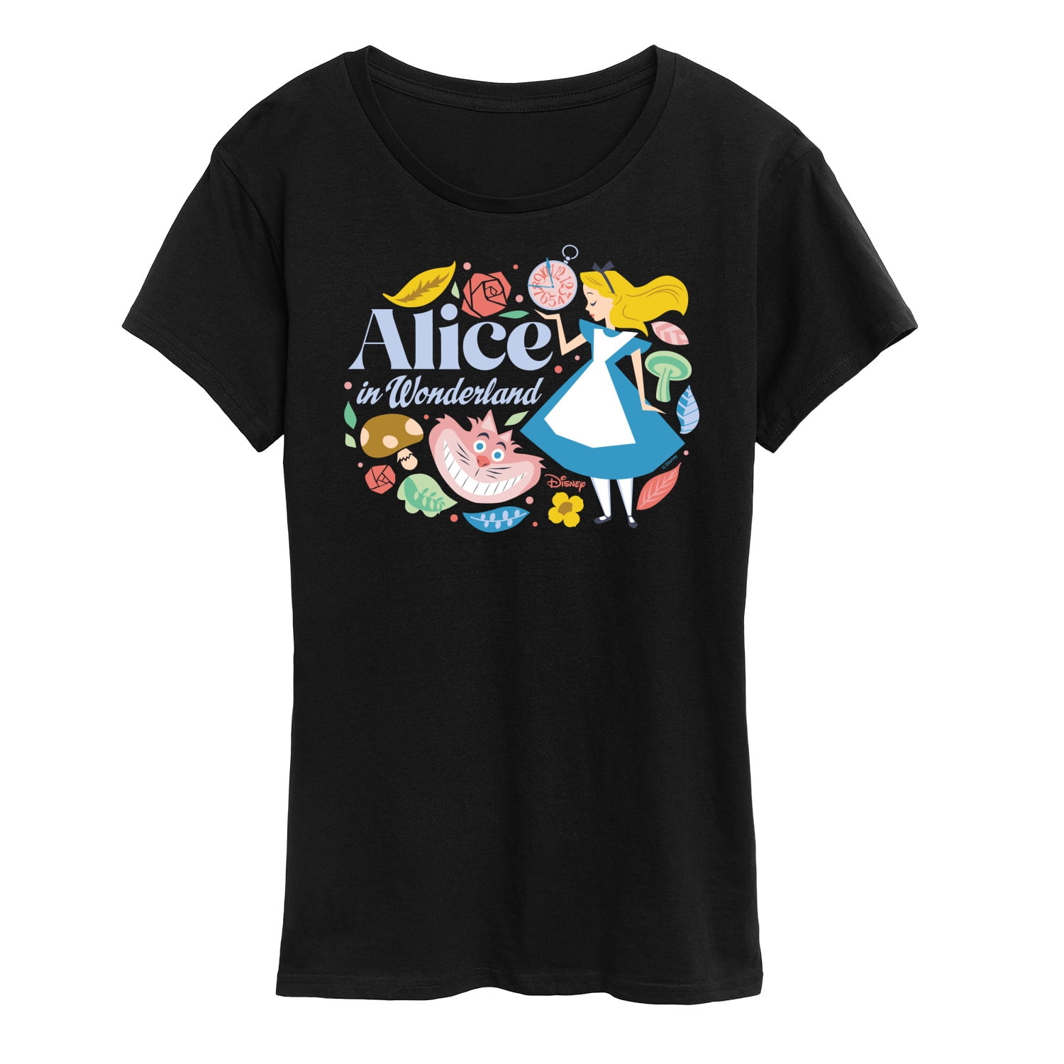 Alice in Wonderland - Alice Icons - Women's Short Sleeve Graphic T ...