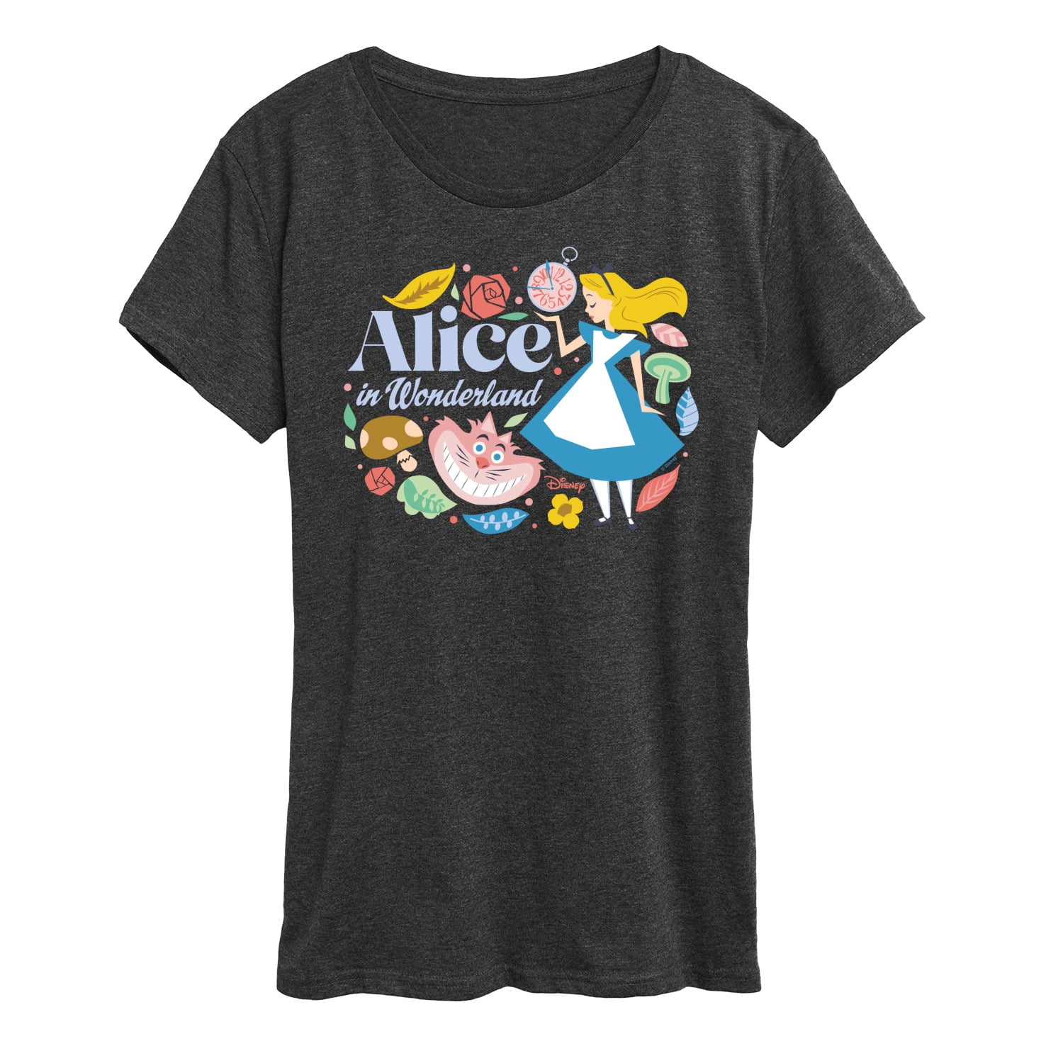 Alice in Wonderland - Alice Icons - Women's Short Sleeve Graphic T ...
