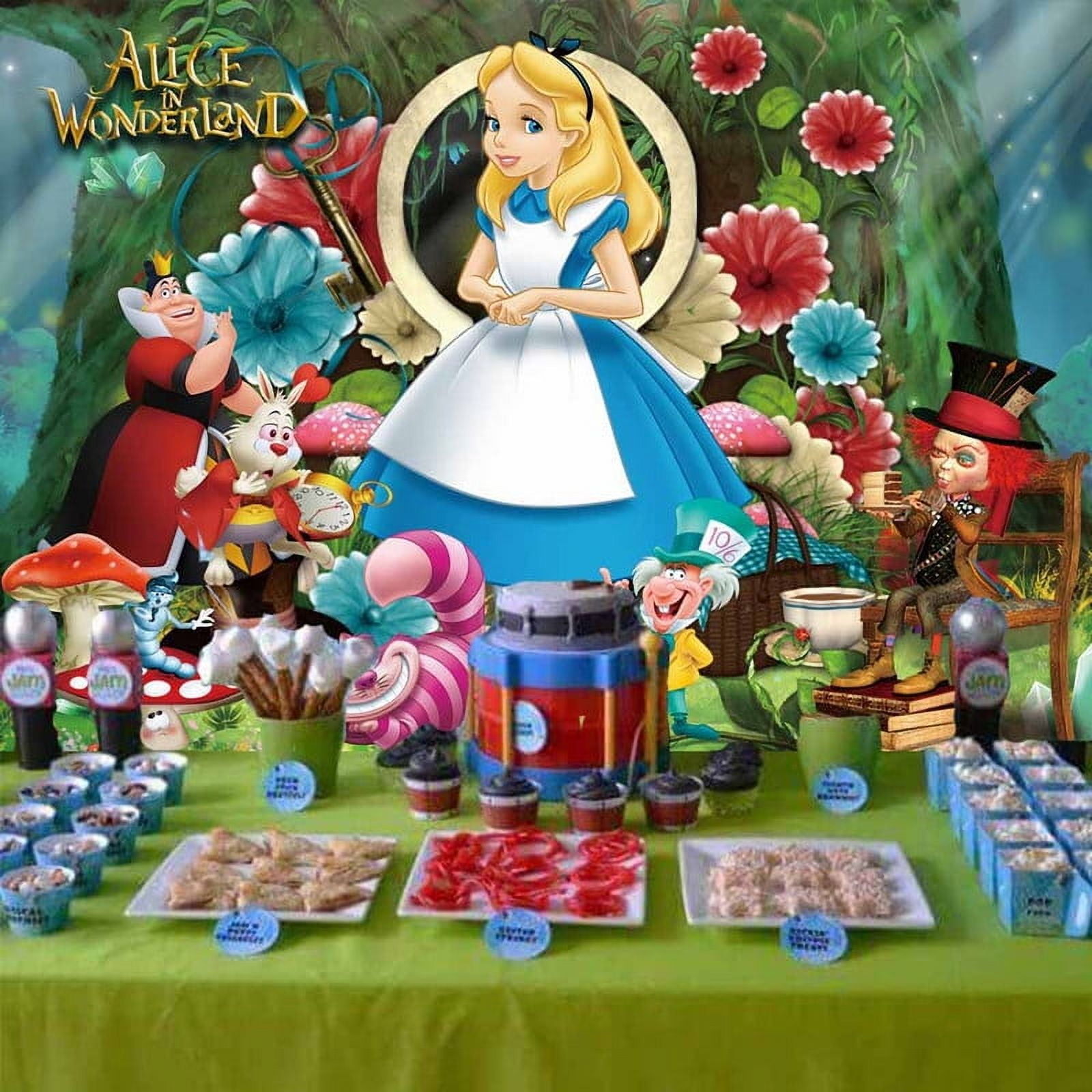 Alice In Wonderland Birthday Banner