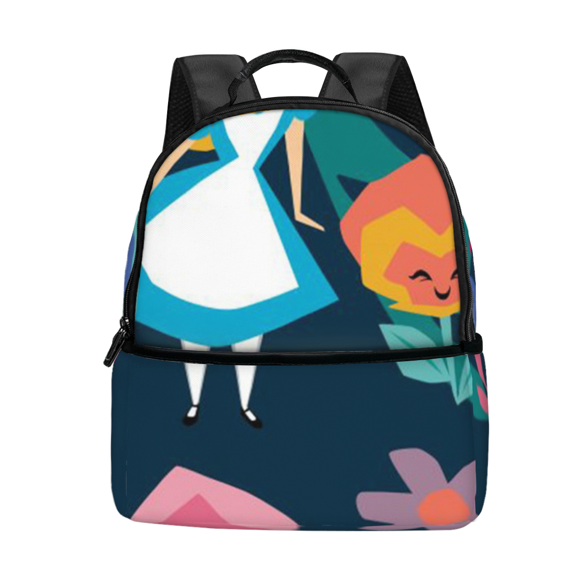 Alice in Wonderland Backpack Set Fashion School Bag Cute Backpack Set ...