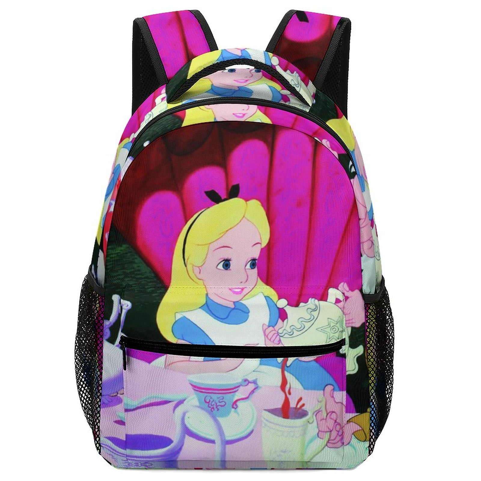 Alice in Wonderland Backpacks Bookbag Casual Daypack for Travel Camping ...