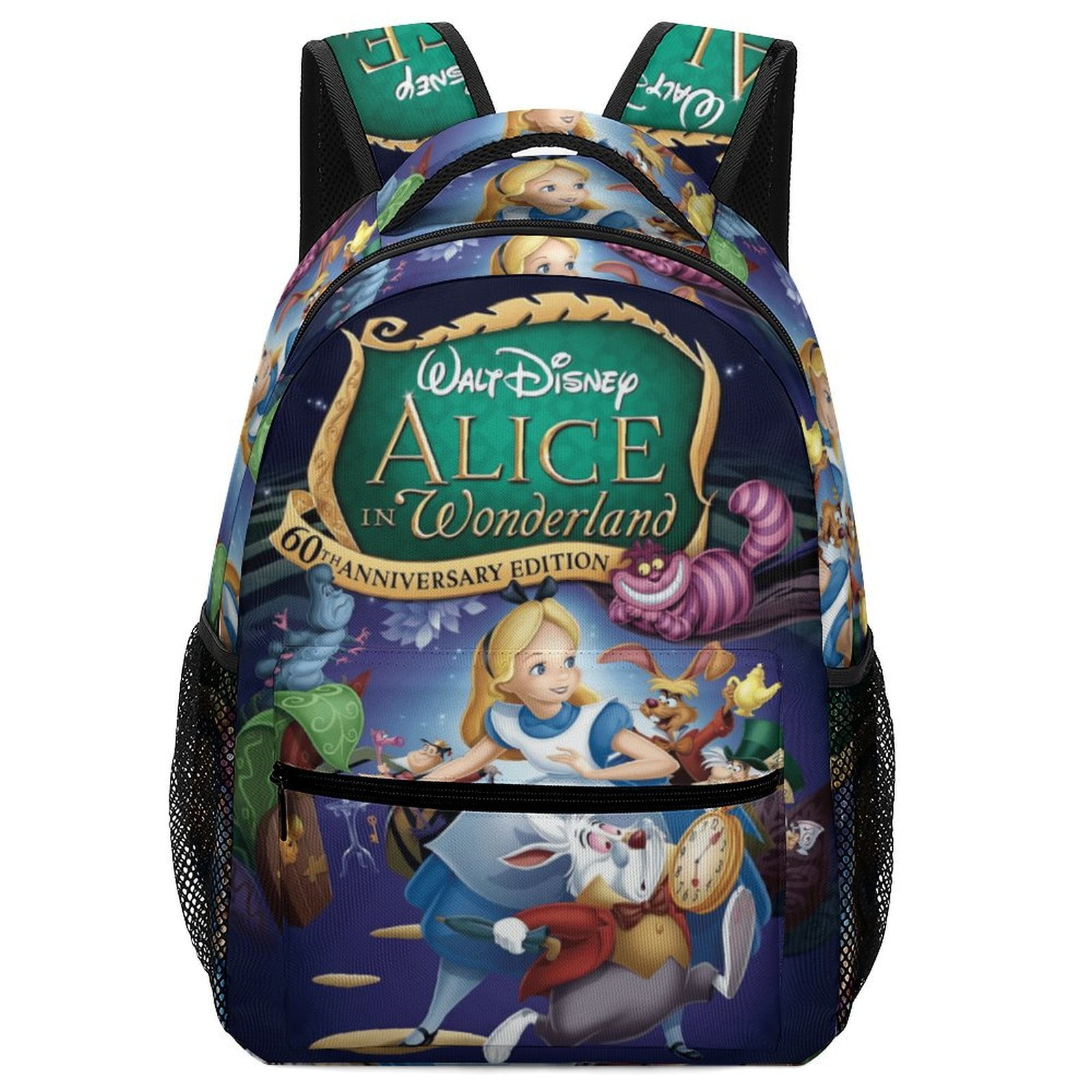 Alice in Wonderland Backpacks Lightweight Bookbags Casual Daypack For ...