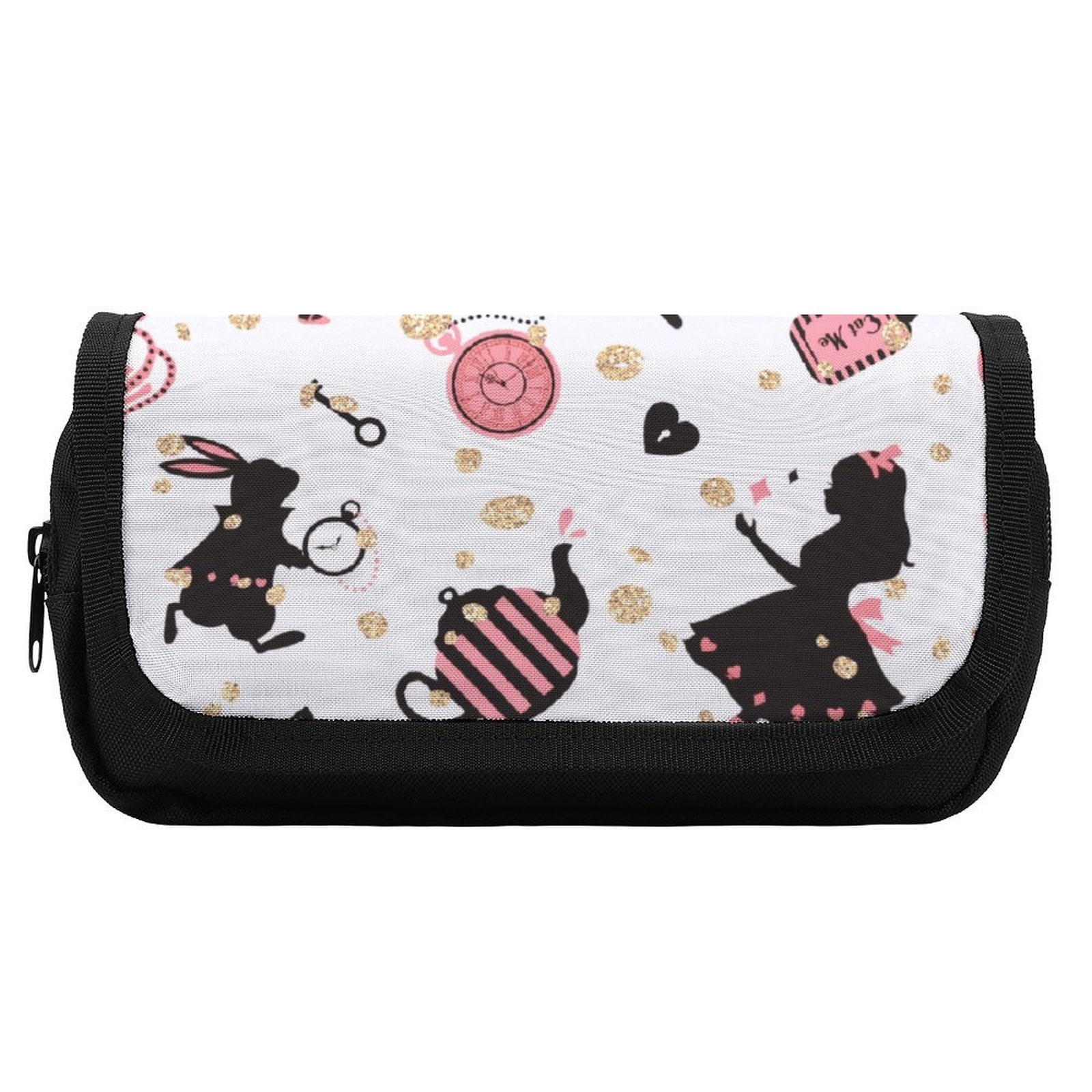 Alice in Wonderland Big Capacity Pencil Case, Large Pencil Pouch Pen ...