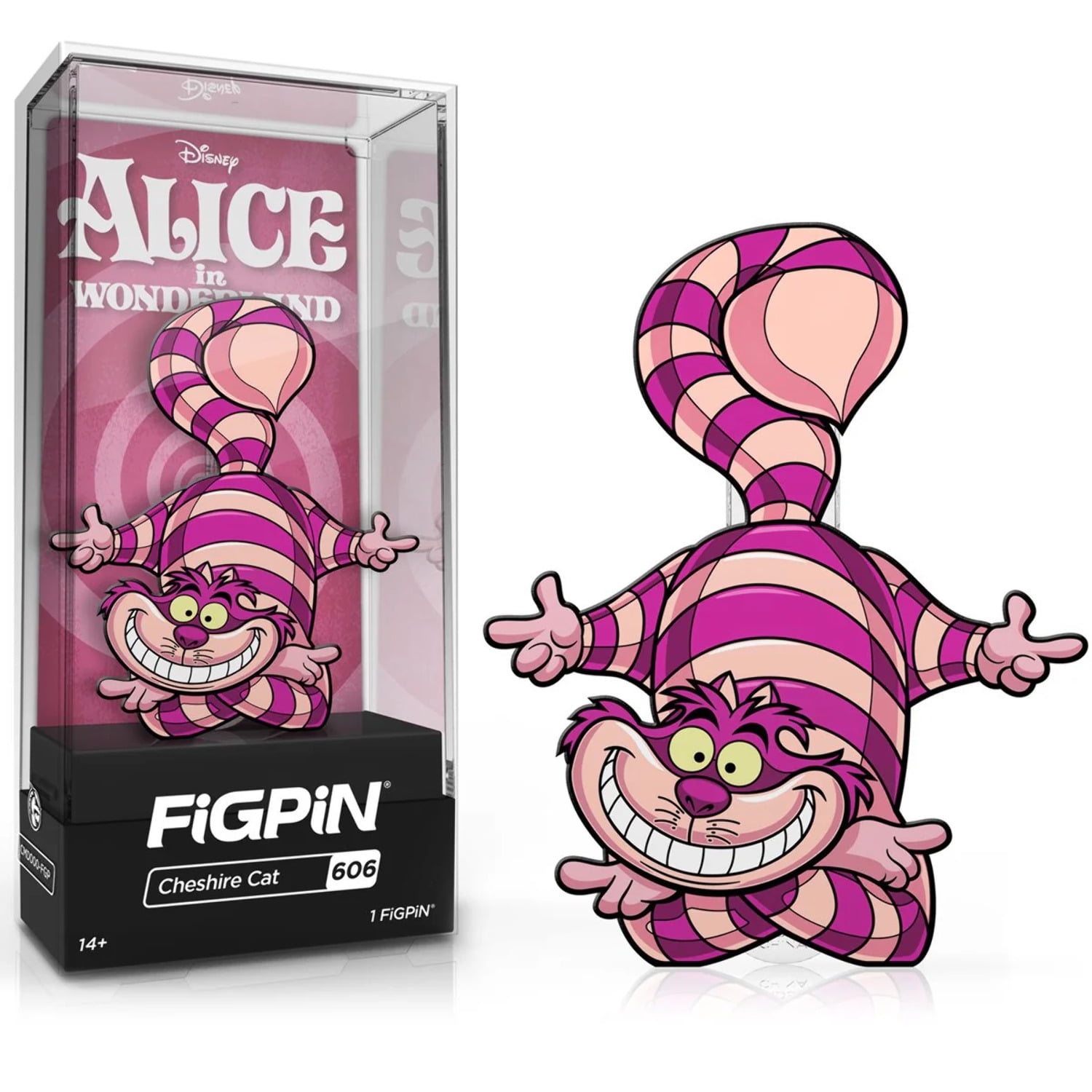 Alice in Wonderland Cheshire Cat FiGPiN Classic Enamel Pin - Walmart.com