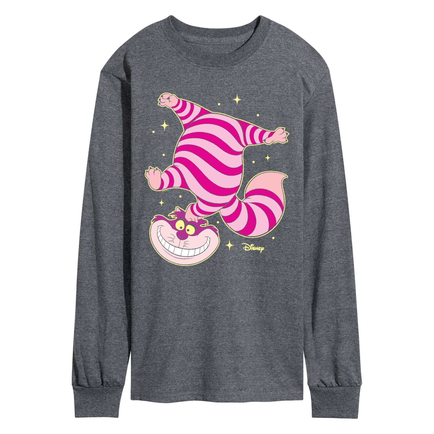Alice in Wonderland - Cheshire Cat - Men's Long Sleeve Graphic T-Shirt ...