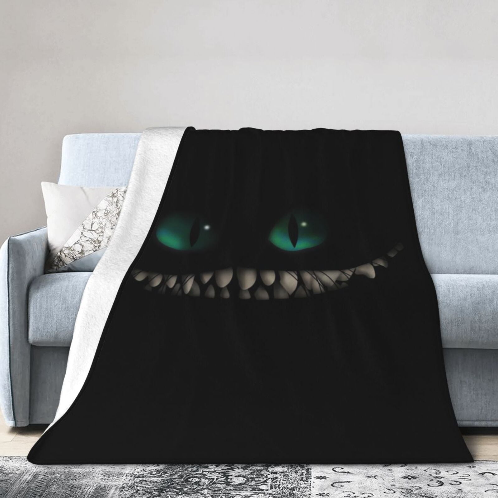 Alice in Wonderland Cheshire Cat Throw Blanket Kids Plush Blanket Ultra ...