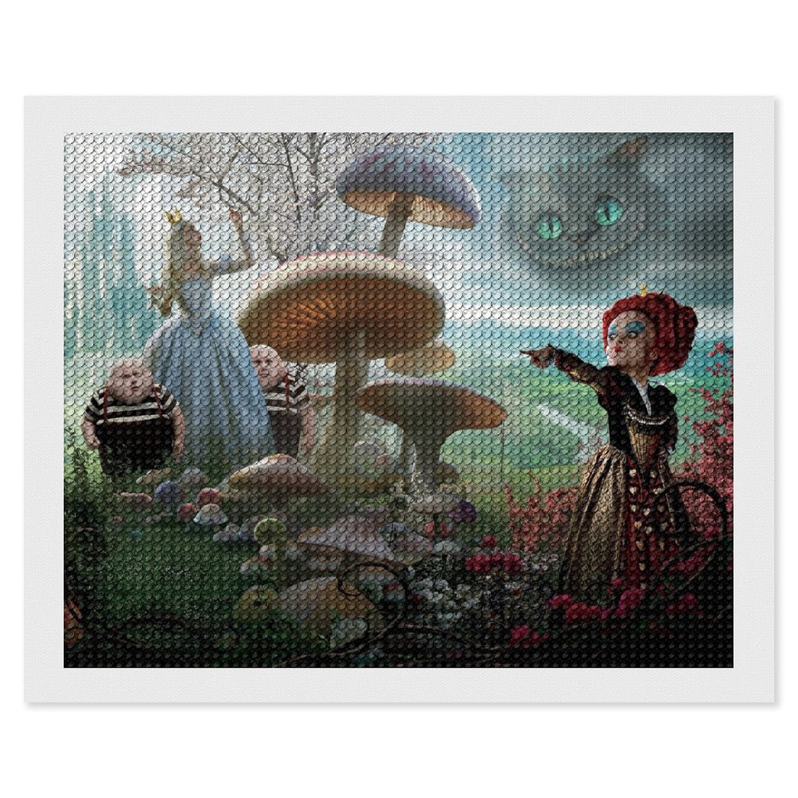 Alice in Wonderland Diamond Art Kits for Adults Beginners Round 5D ...