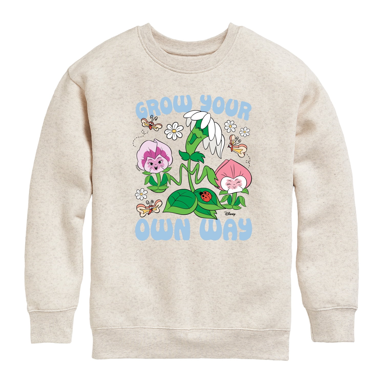 Alice in Wonderland - Grow Your Own Way - Youth Boys Crew Fleece ...