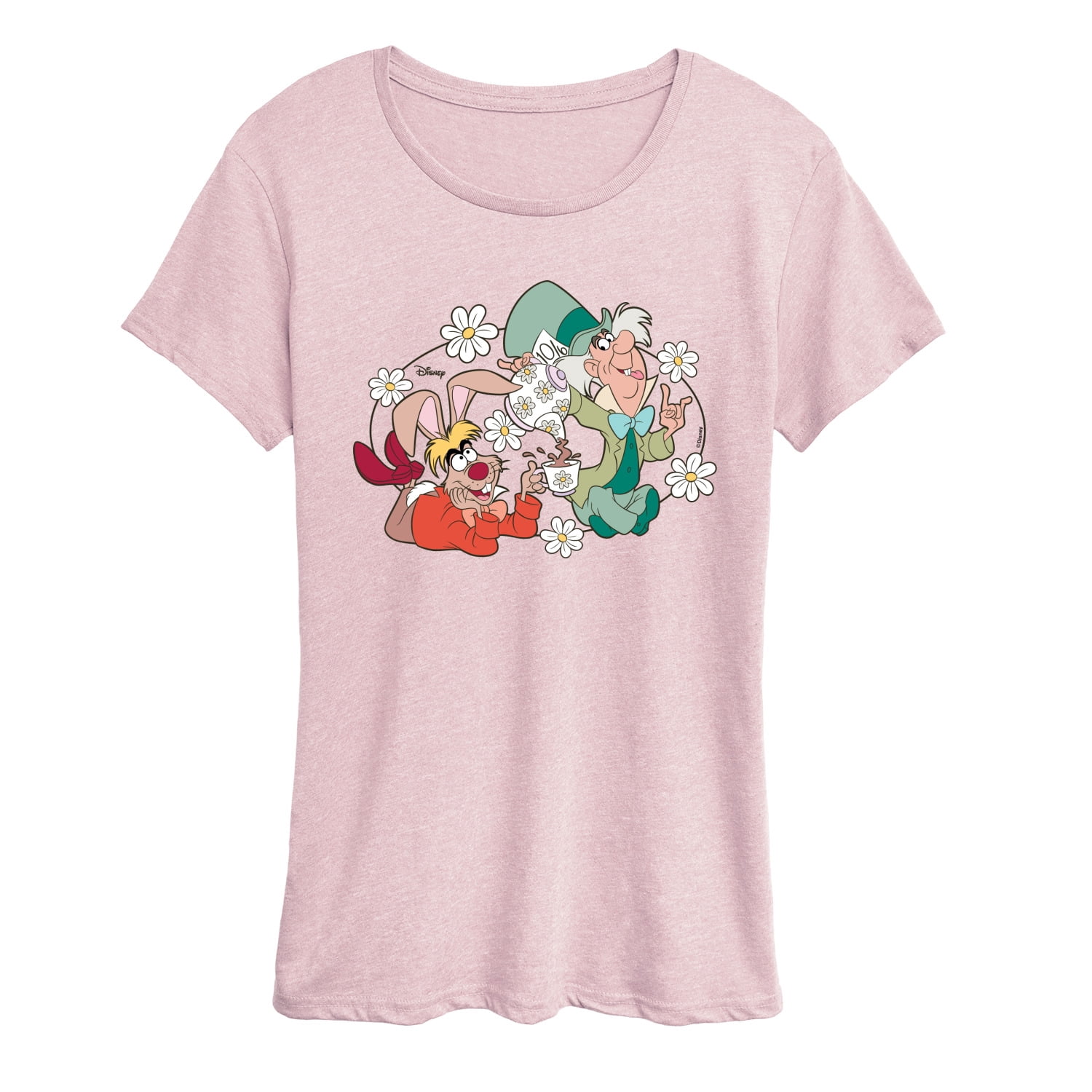 Alice in Wonderland - Hatter and Hare Daisy - Women's Short Sleeve ...