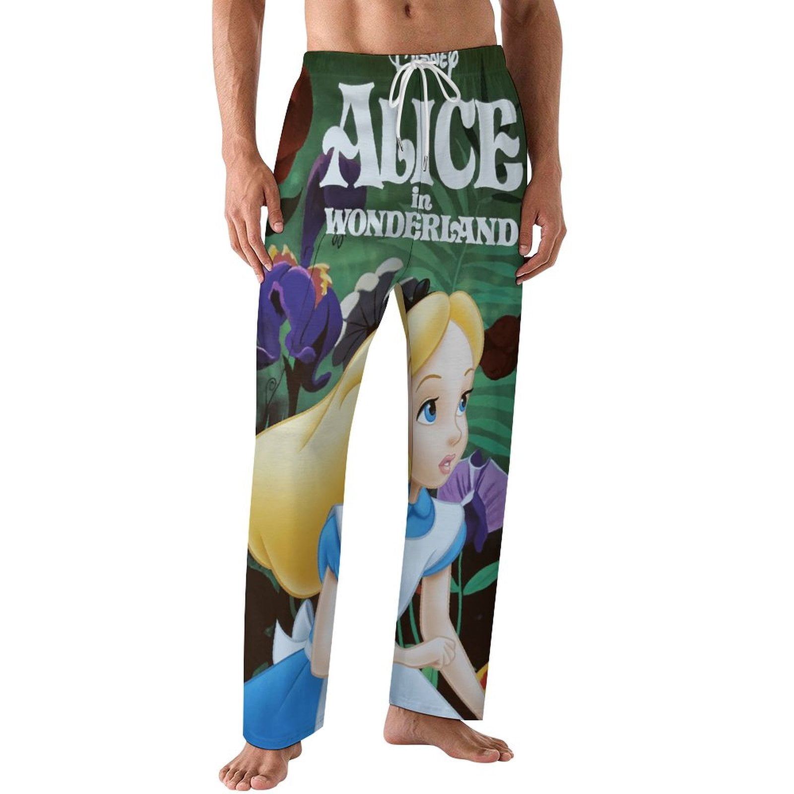 Alice in Wonderland Men's Pajama Pants Ultra Lightweight Pjs Bottoms ...
