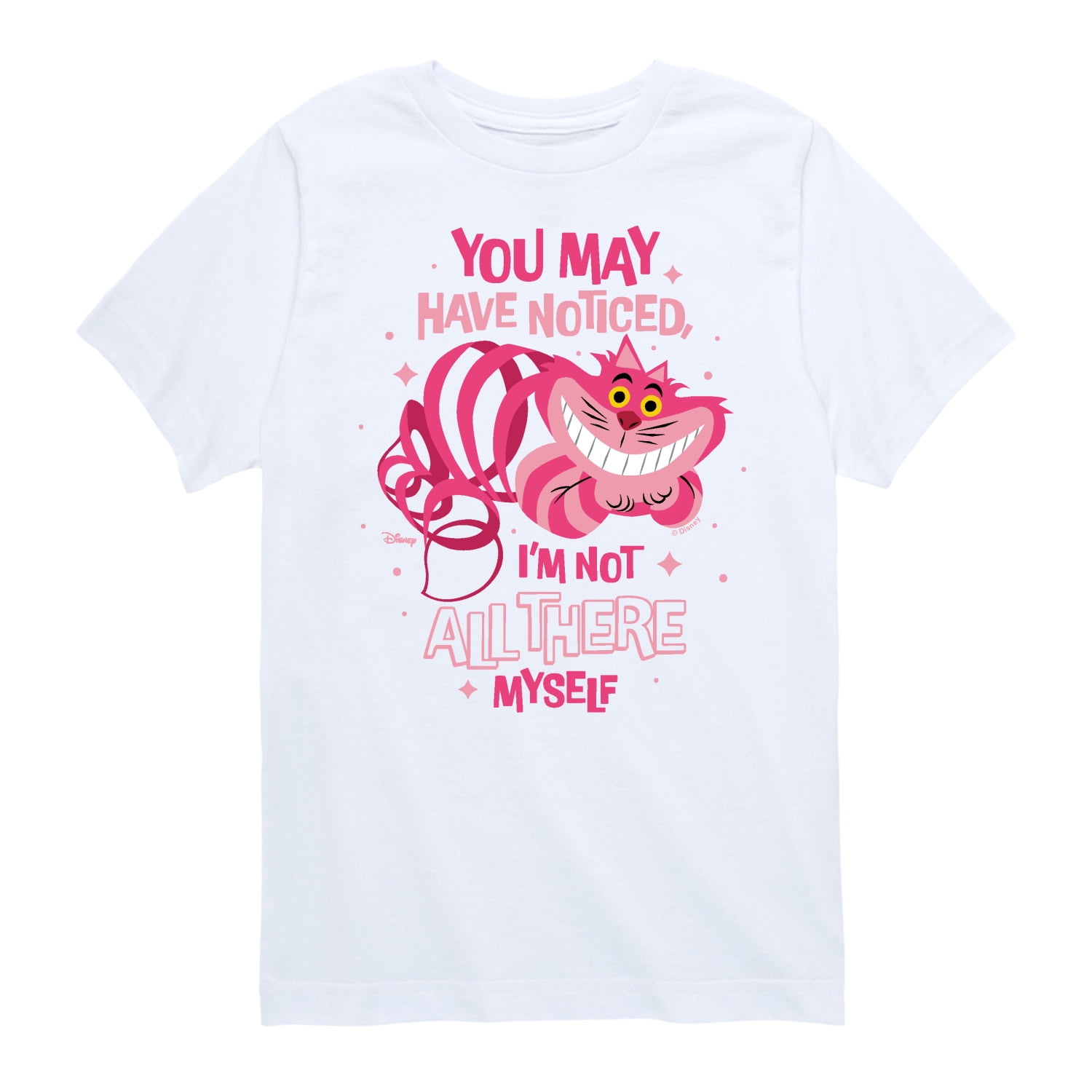Alice in Wonderland - Not All There - Youth Boys Short Sleeve Graphic T ...