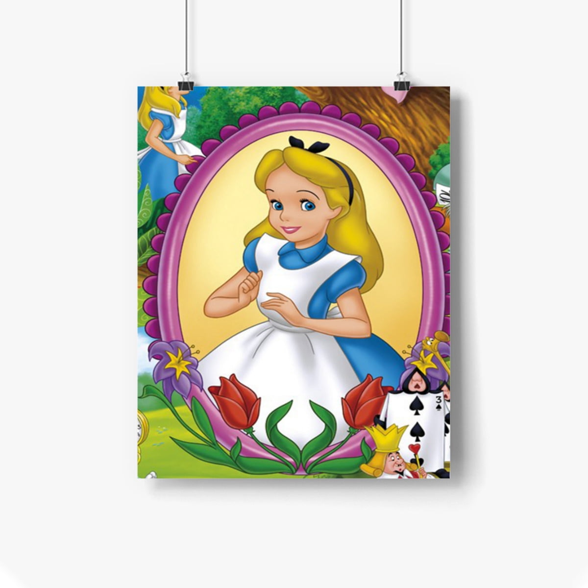 Alice in Wonderland Poster Holiday Bedroom Decor Prints Living Room ...