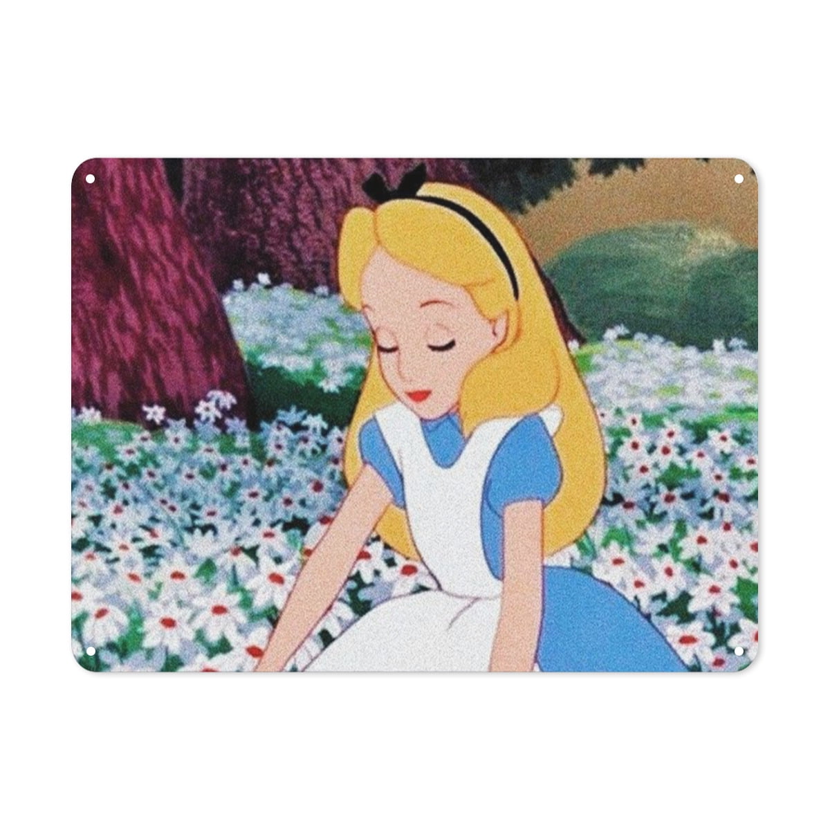 Alice in Wonderland Poster Tin Painting Halloween Retro Tin Sign Retro ...