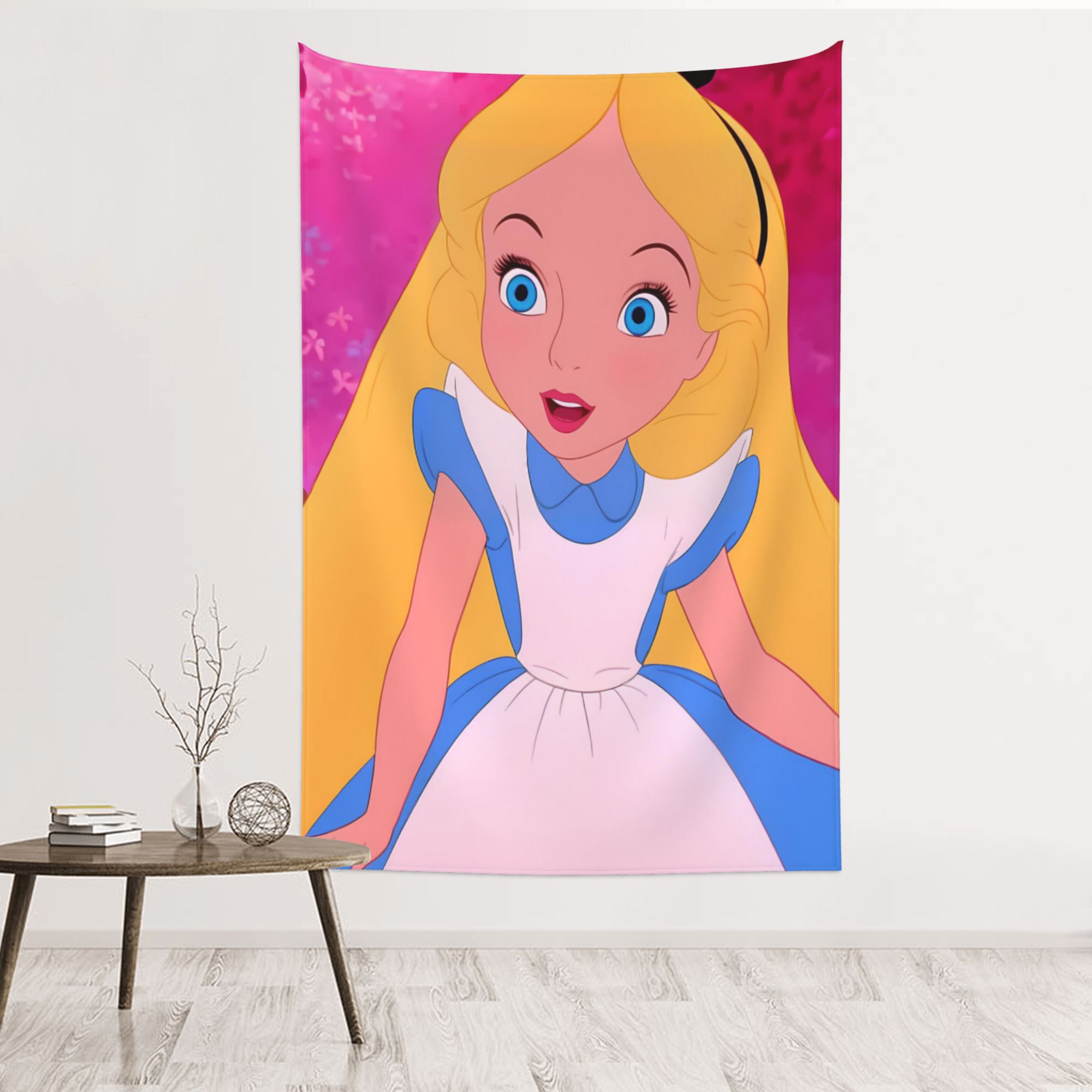 Alice in Wonderland Tapestry Poster Printing Wall Hanging Tapestries ...