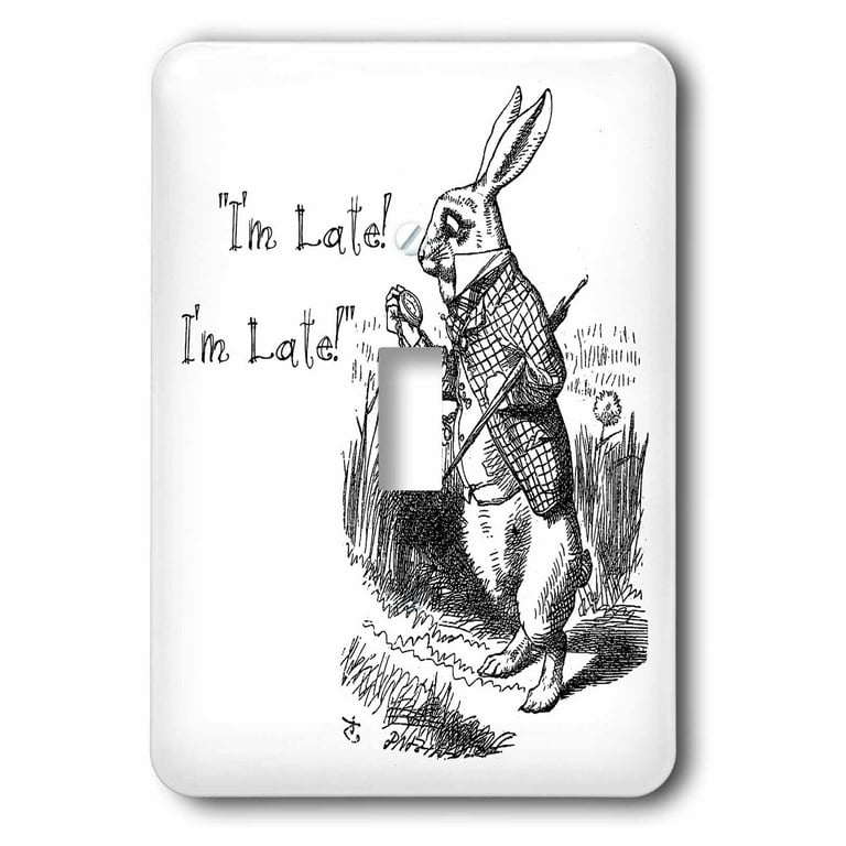 Disney White Rabbit Quotes Alice Adventures Wonderland White Rabbit