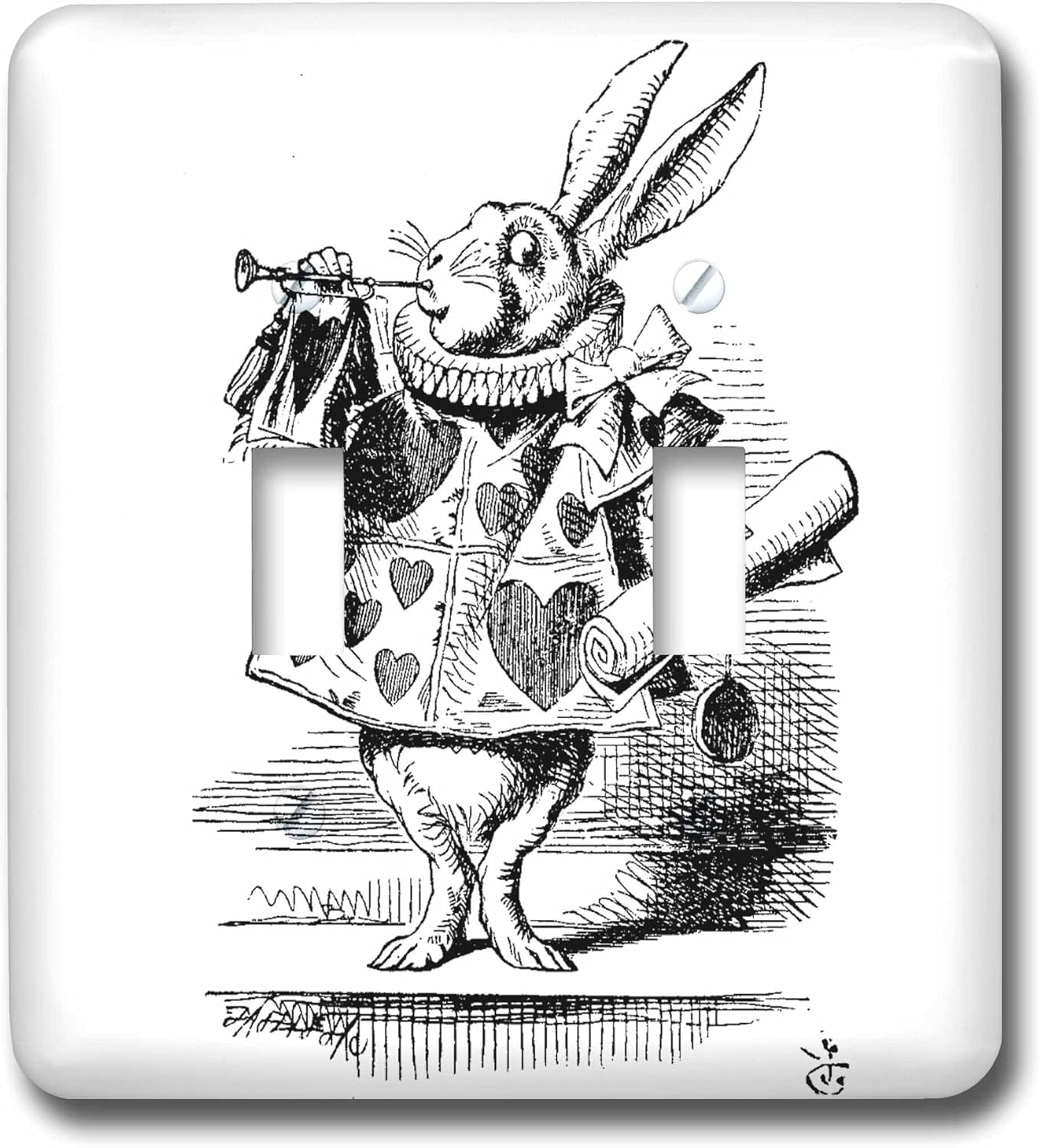 Alice in Wonderland White Rabbit in Costume John Tenniel Illustration ...