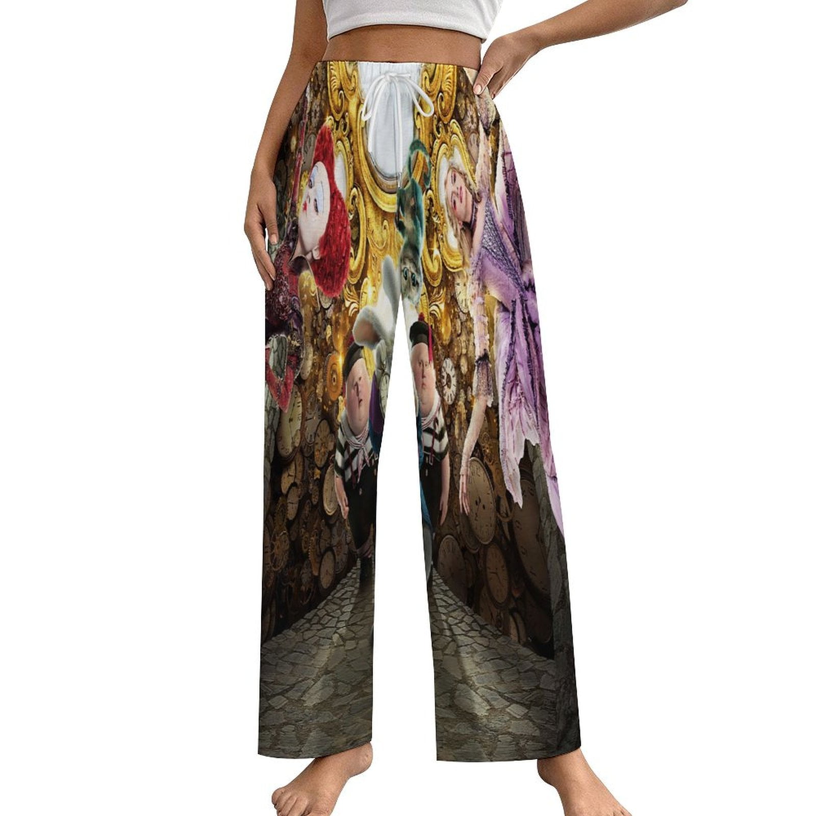 Alice in Wonderland Womens Comfy Pajama PJ Pants Lounge Pants Sleepwear ...