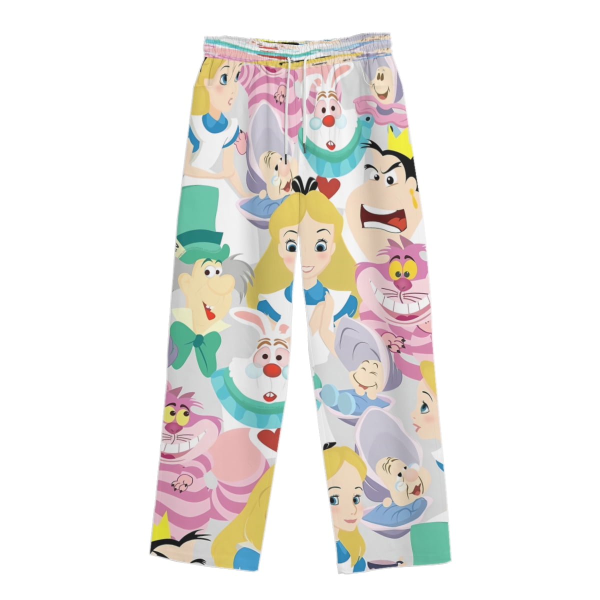 Alice in WonderlandCasual Pants Pajama Pants Unisex Wide Leg Pants ...